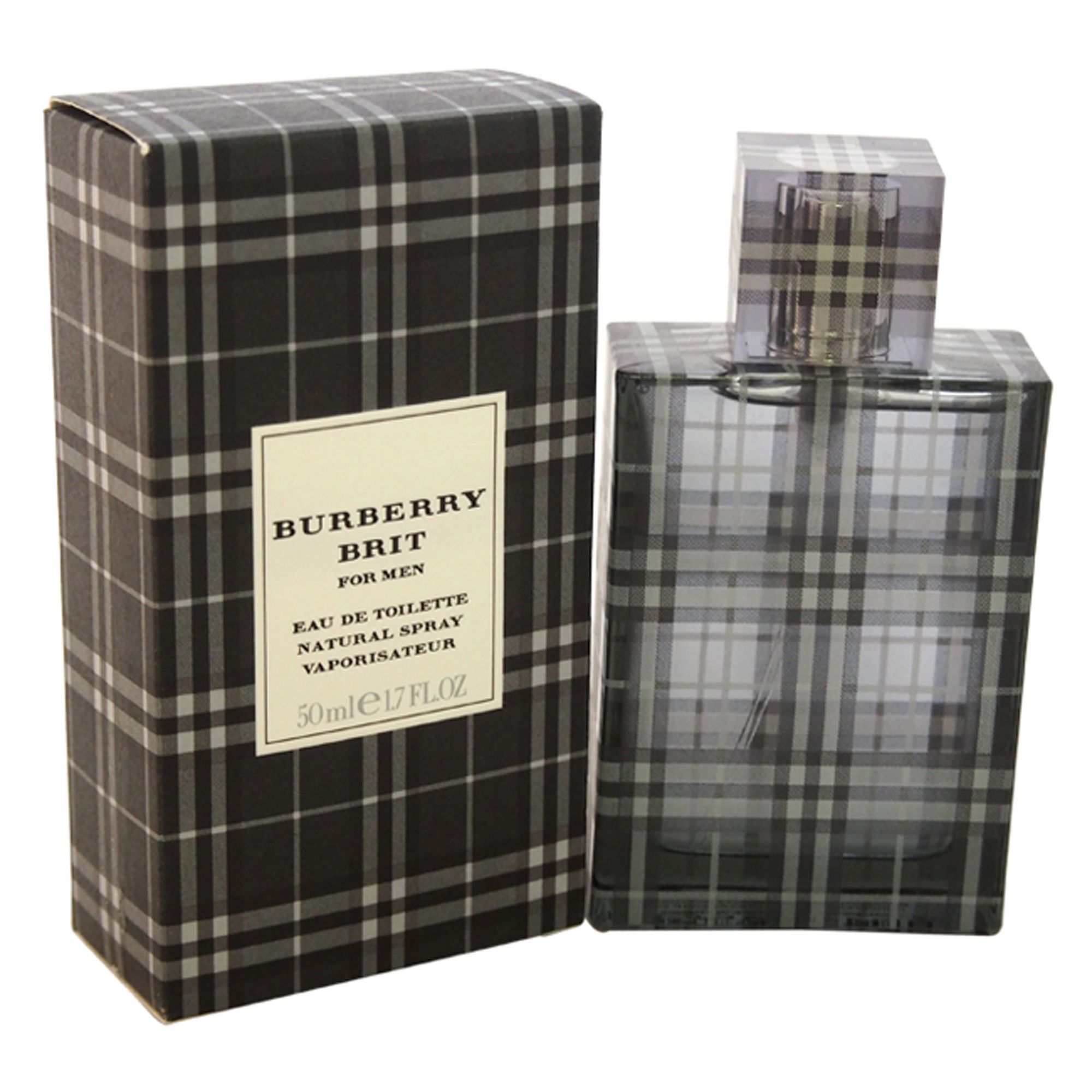 Burberry Brit for Men by Burberry Eau de Toilette Spray, 1.7 fl. oz ...