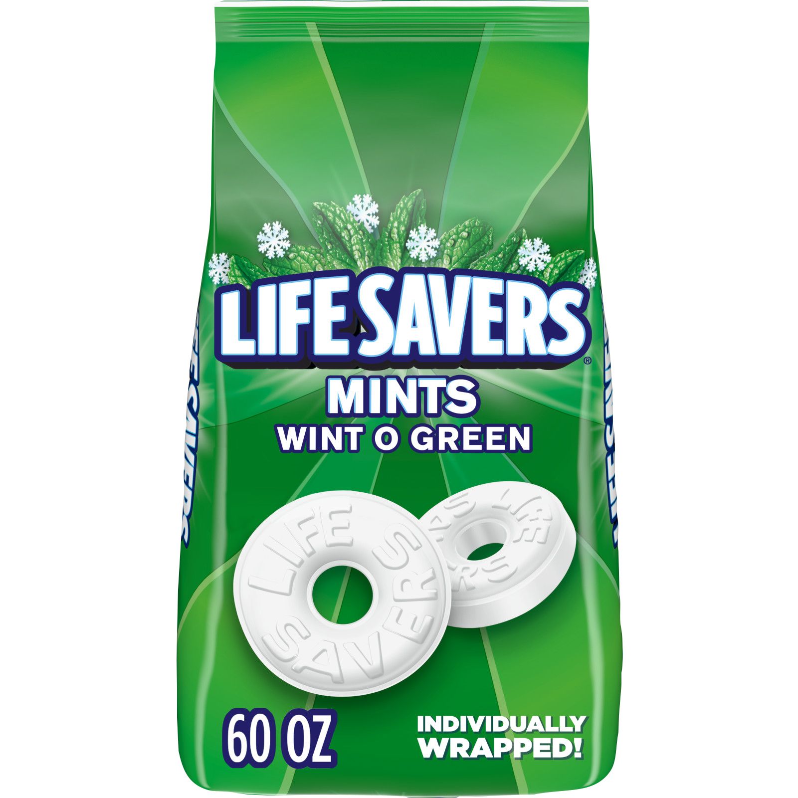 Life Savers Wint O Green Mints Candy, 60 oz | BJ's Wholesale Club