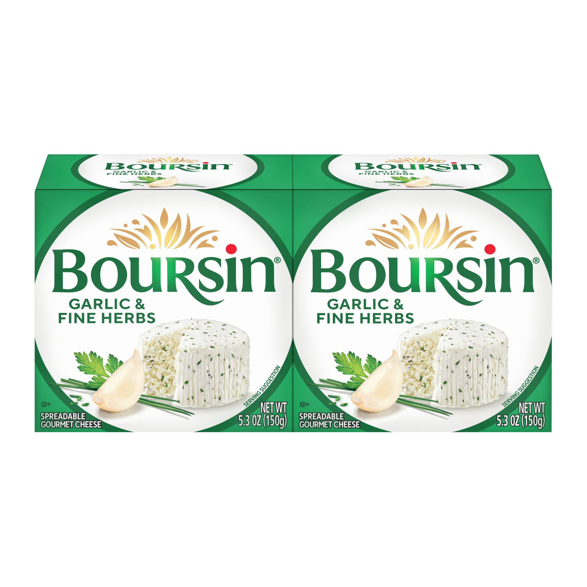 Boursin Garlic and Fine Herbs Gournay Cheese 2 pk. 5.2 oz. BJ s Wholesale Club