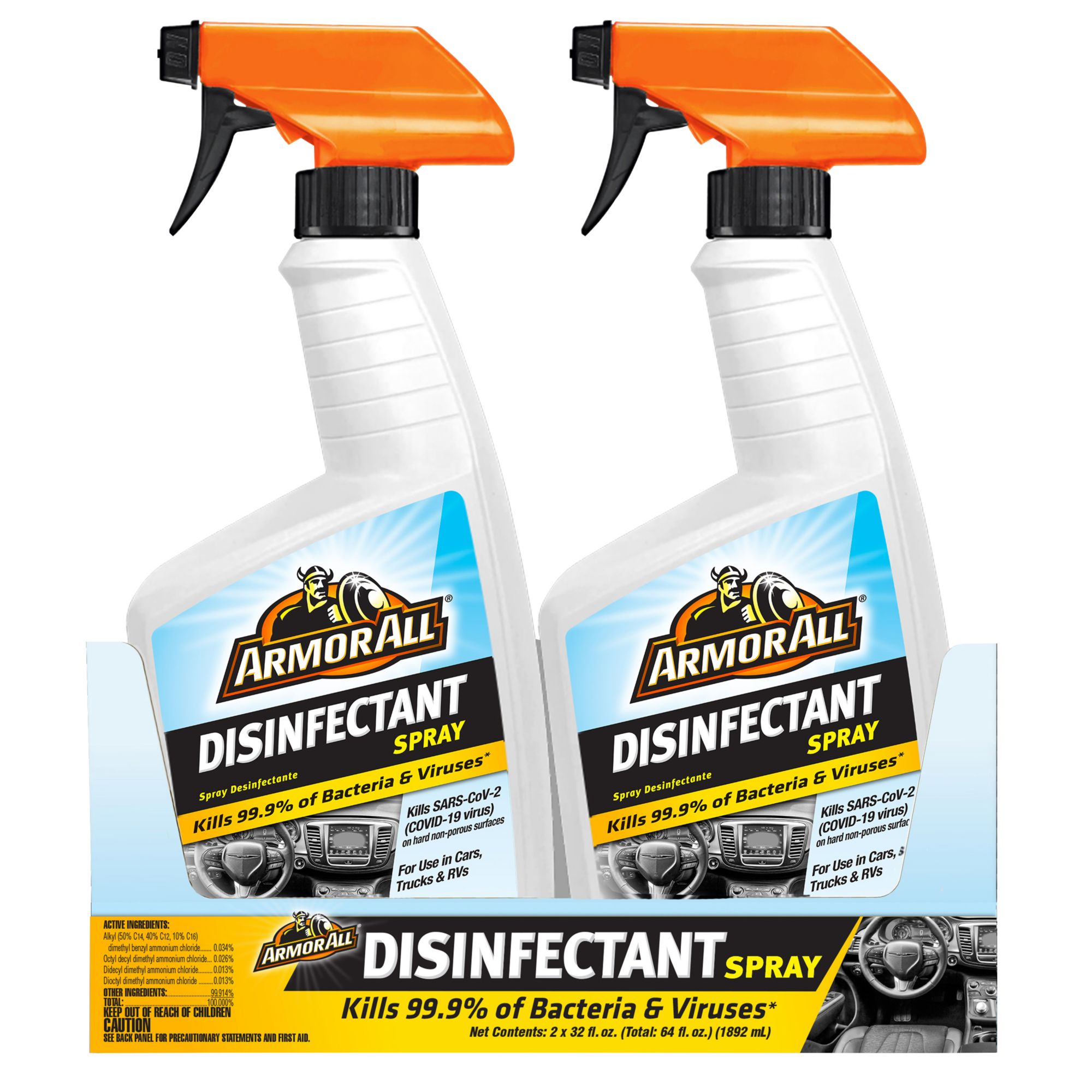 Armor All Disinfectant Spray 32 oz. Bottle, 2 pk. | BJ's Wholesale Club