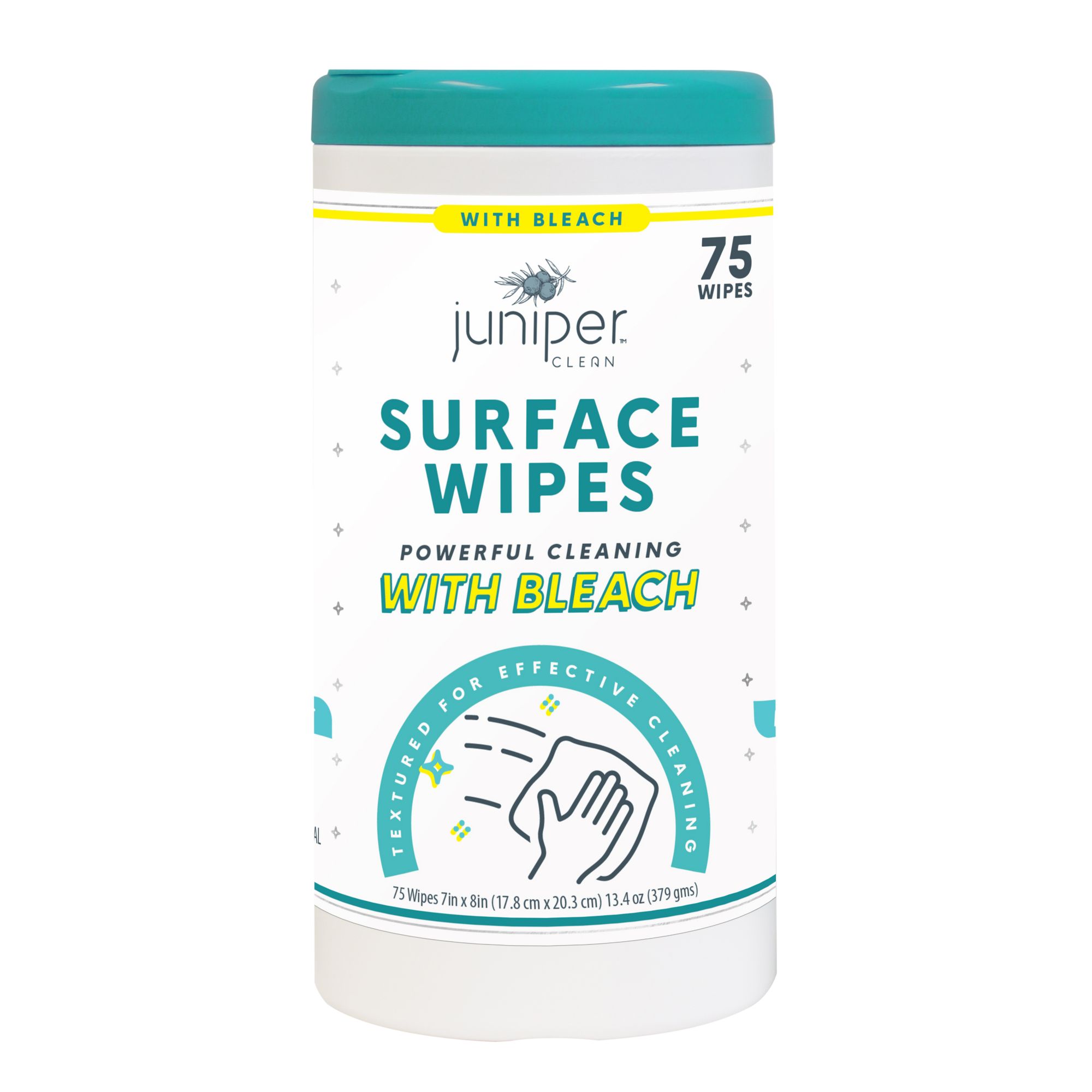 Juniper Clean Canister Wipes With Bleach, 75 ct. | BJ's Wholesale Club