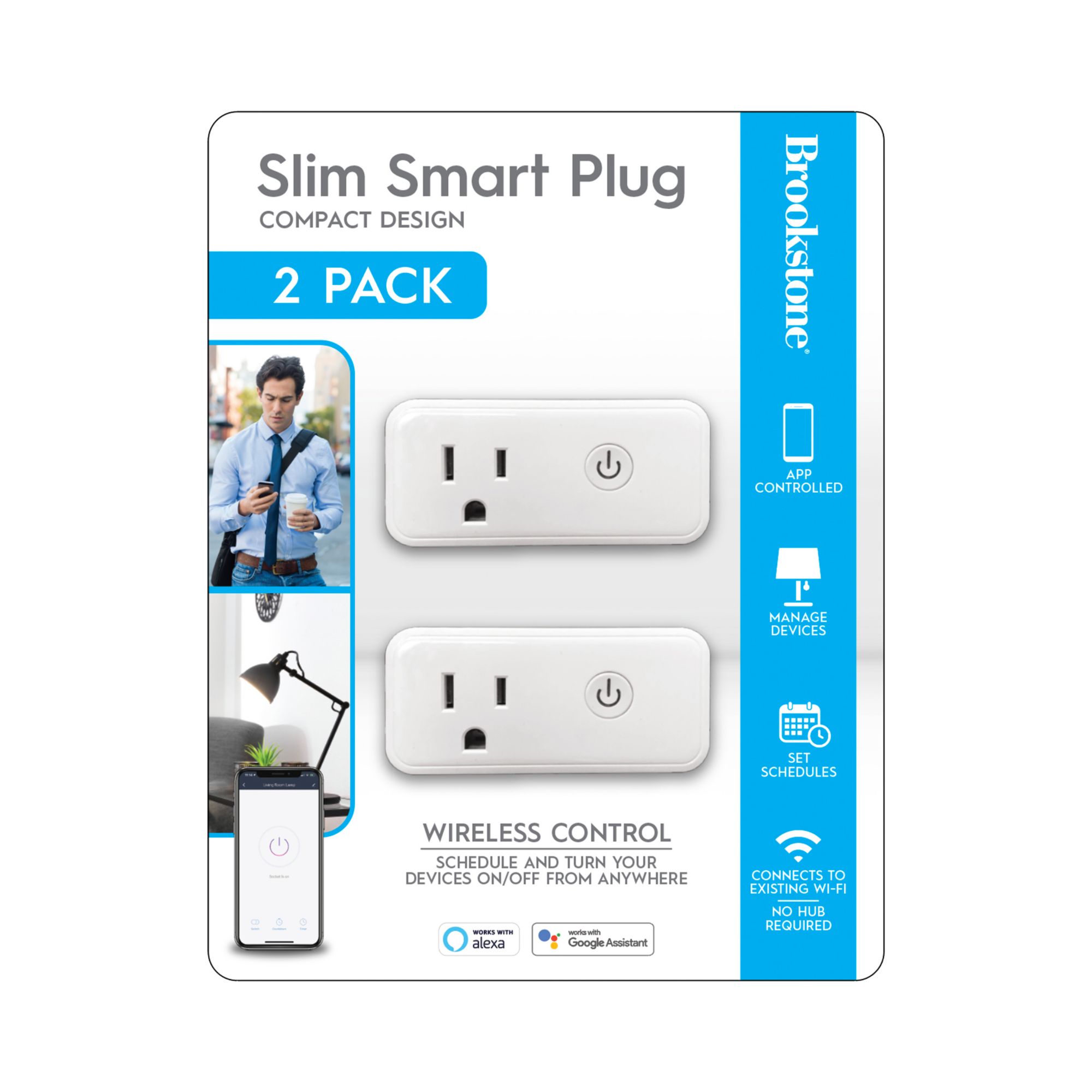 Brookstone Slim Smart Plug, 2 pk. | BJ's Wholesale Club