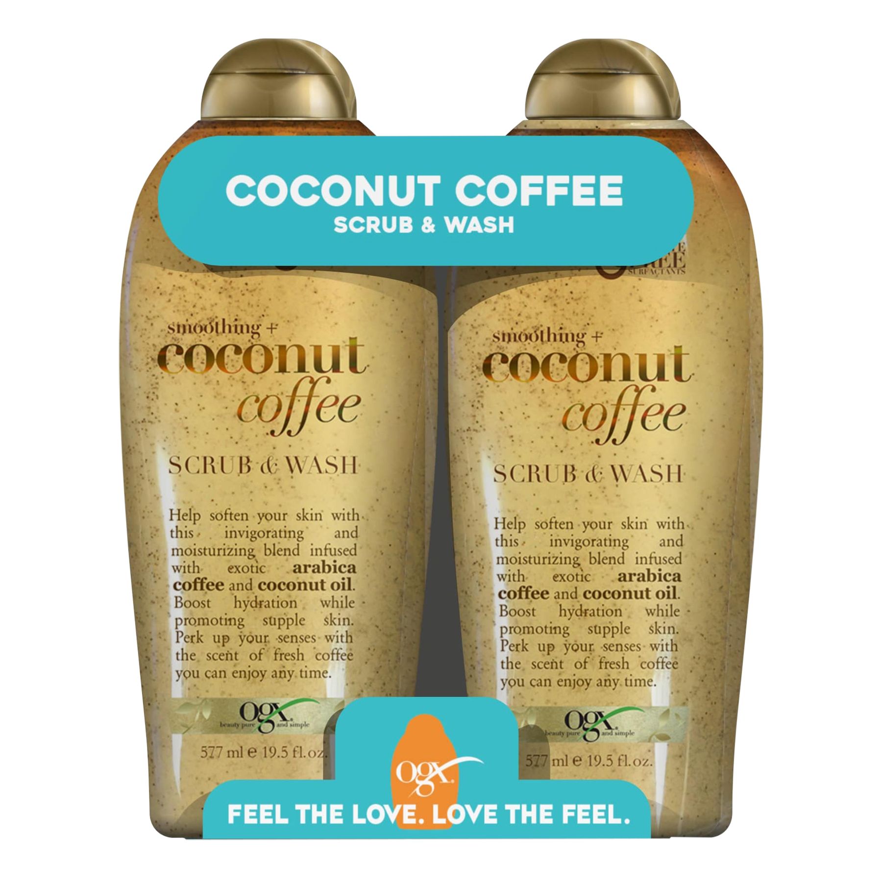 OGX Coffee Coconut Scrub Wash, 2 ct. | BJ's Wholesale Club
