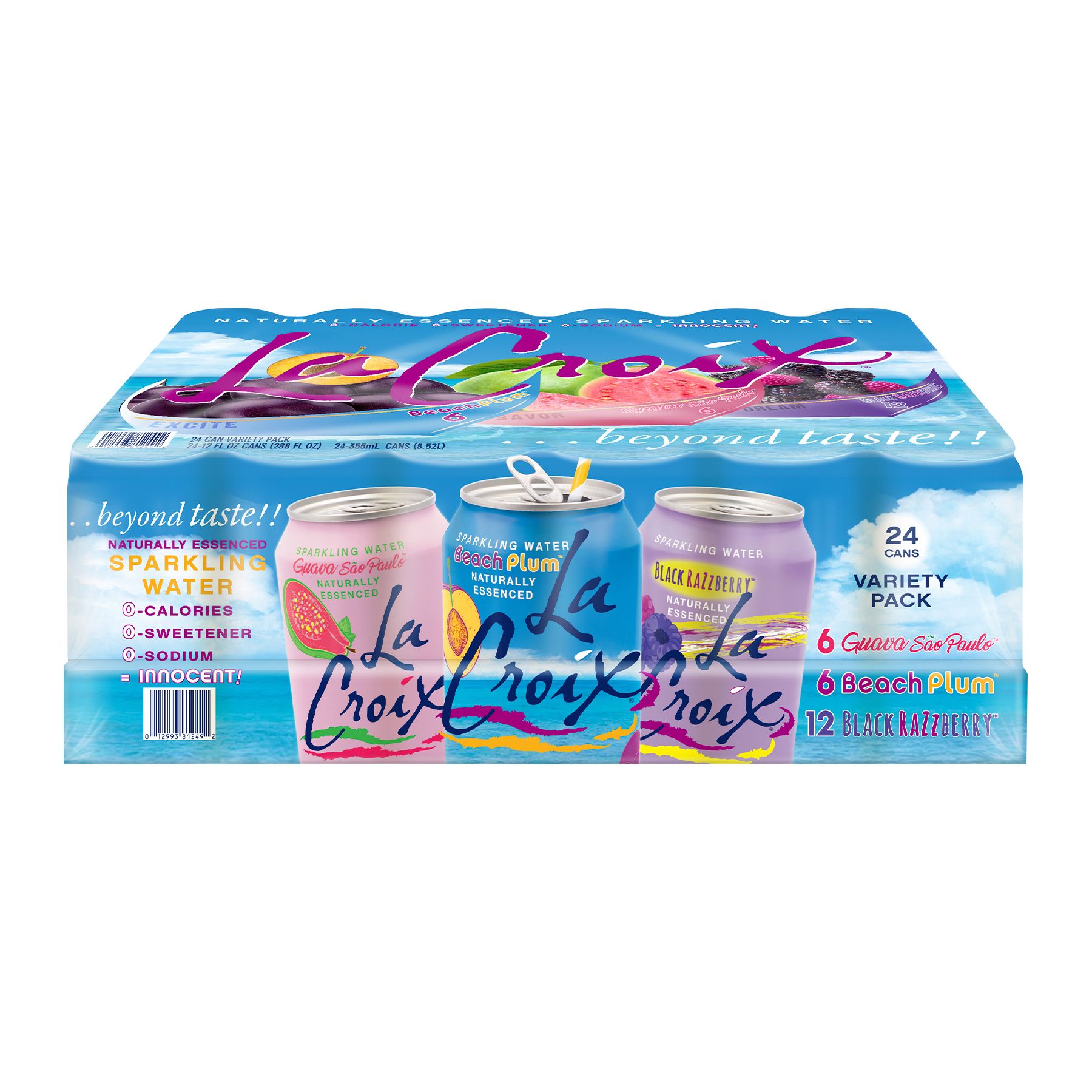 LaCroix Sparkling multi flavor Variety Pack, 24 pk. | BJ's Wholesale Club