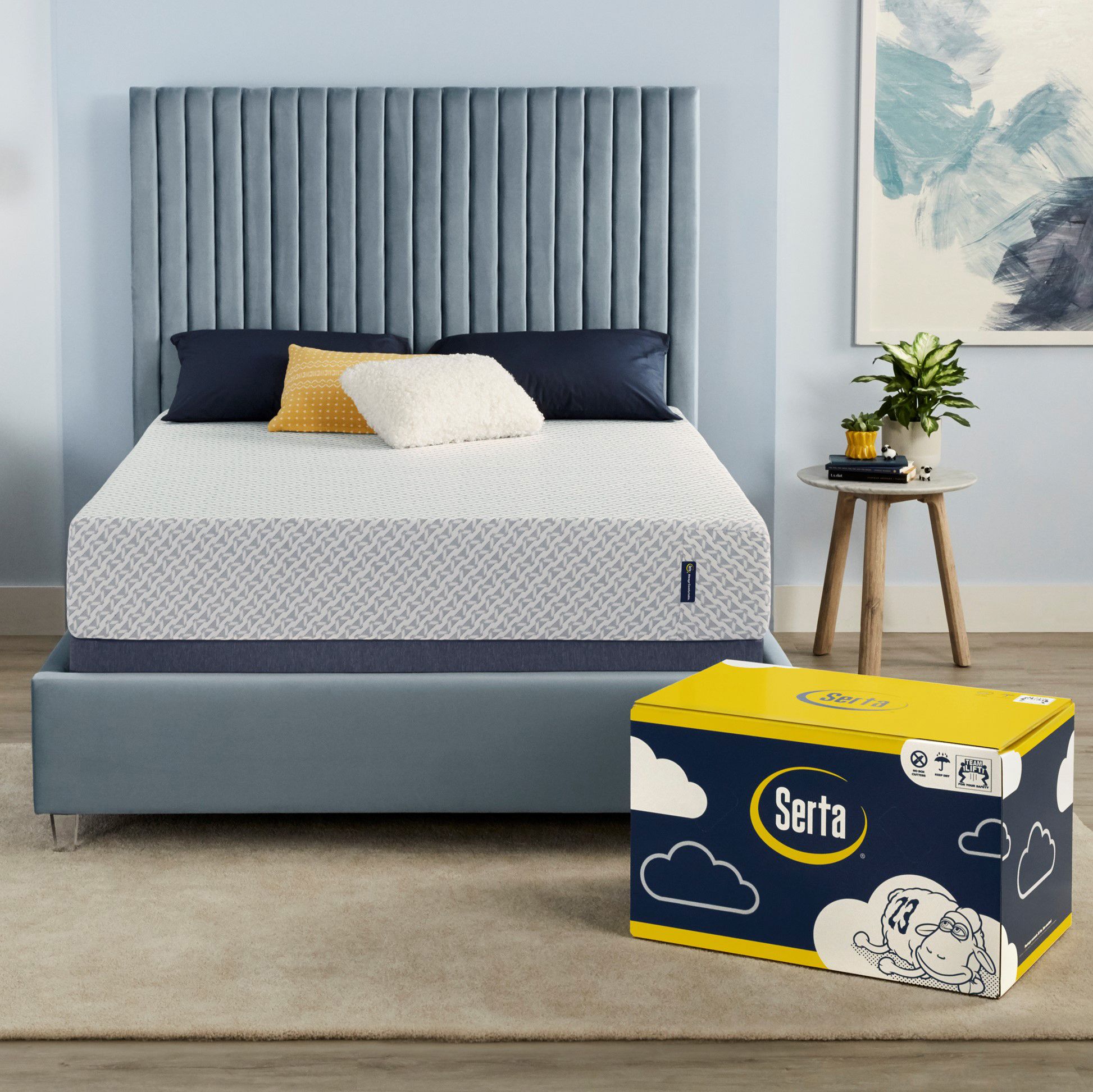 Berkley Jensen Twin Euro Pillow Top Innerspring Mattress BJ s Wholesale Club