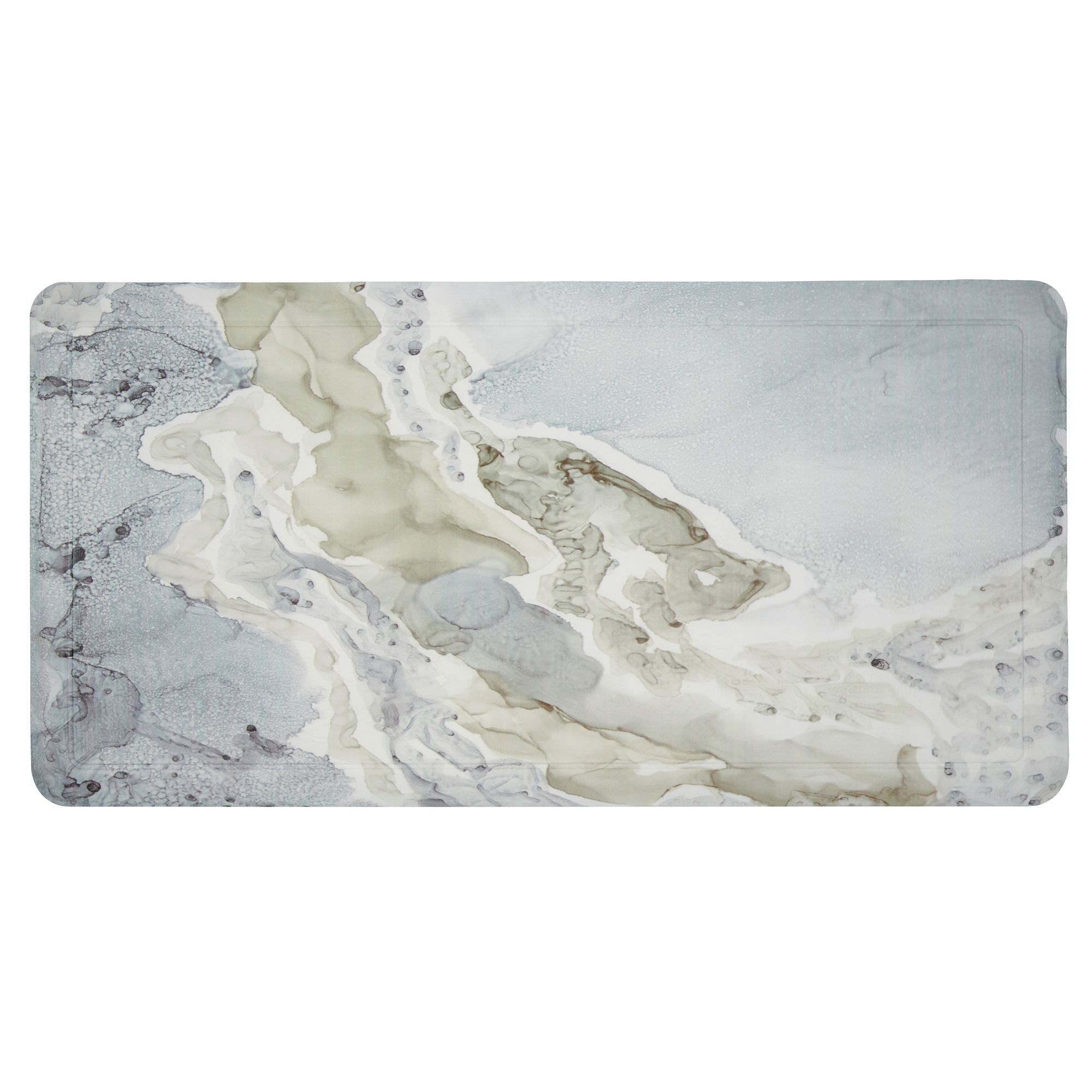Home Dynamix Cat Cora Printed Embossed Gentle Step Kitchen Mat - Gray ...