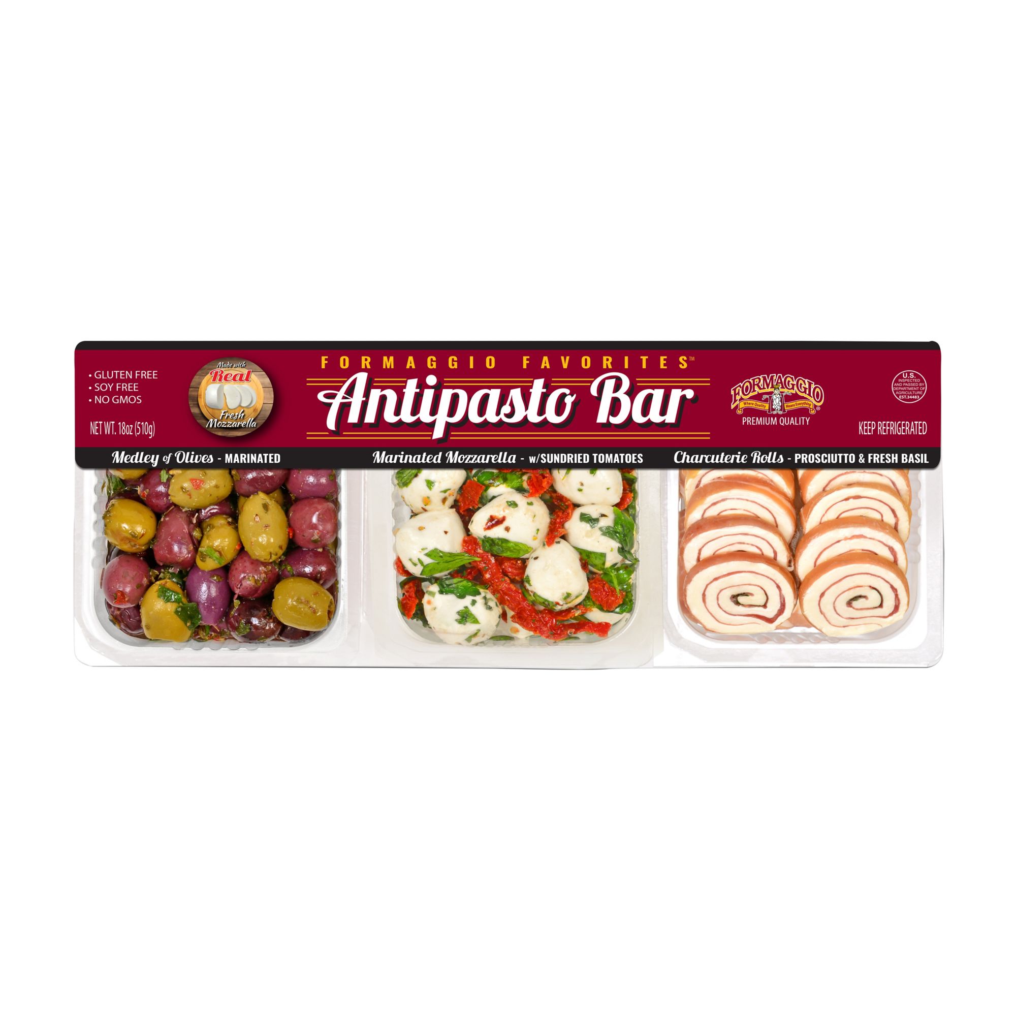 Formaggio Antipasto Bar Variety Tray, 18 oz. | BJ's Wholesale Club