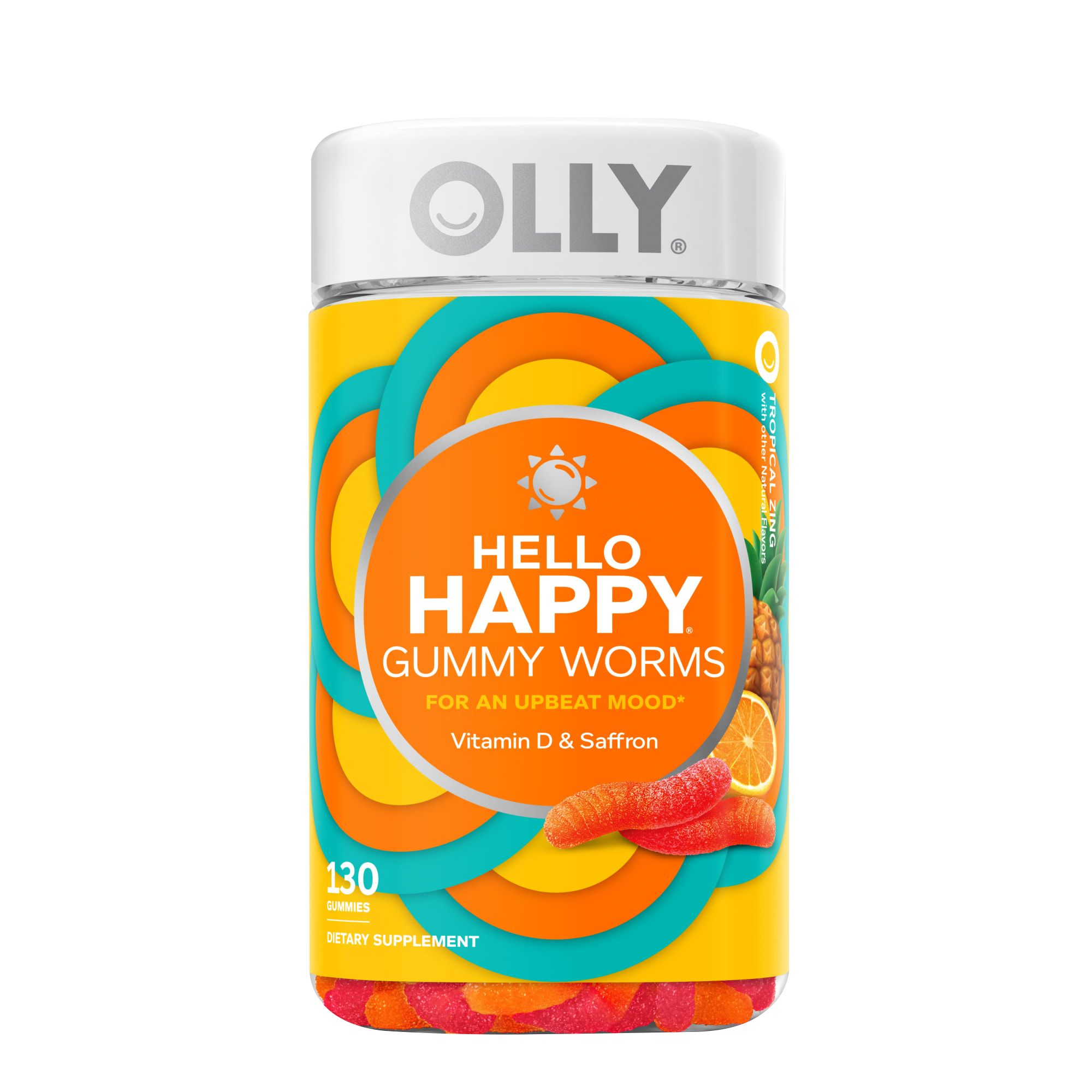 OLLY Hello Happy Adult Gummy Supplement, 130 ct. | BJ's Wholesale Club