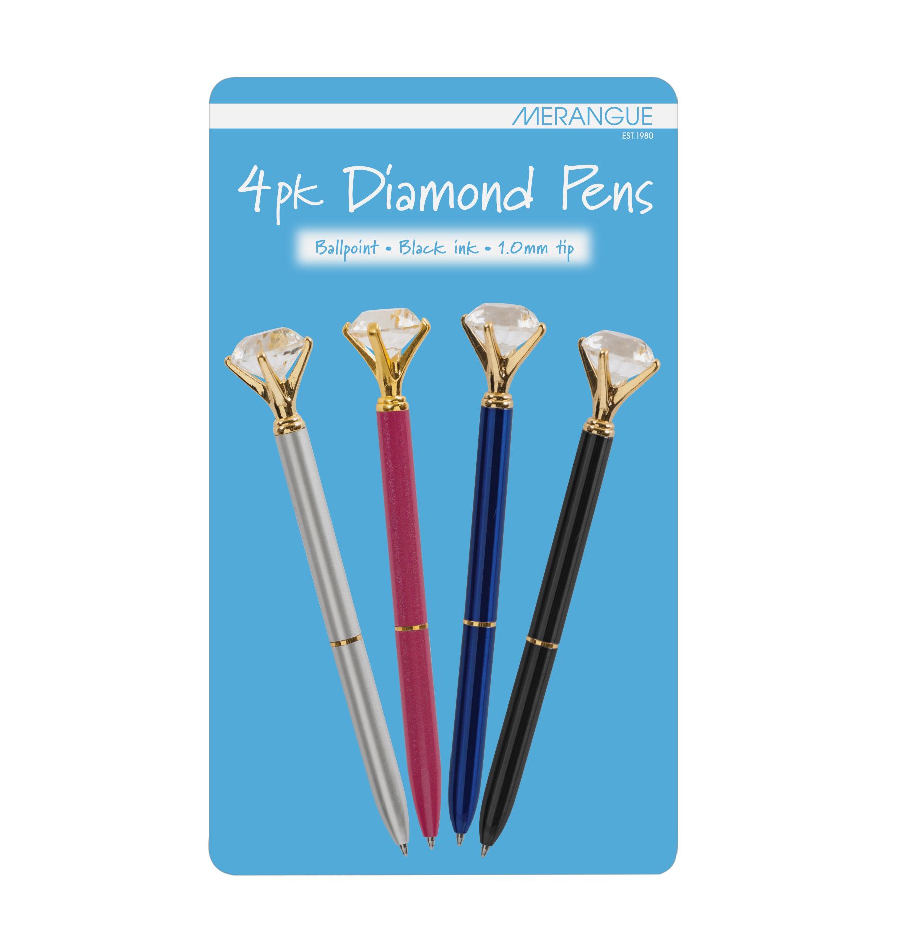Merangue Diamond Ballpoint Pens, 4 pk. | BJ's Wholesale Club