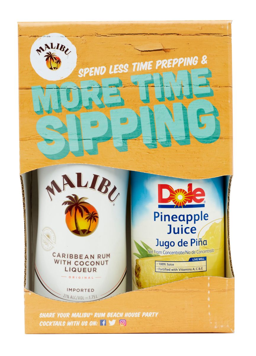 Malibu Original Coconut Flavored Rum, 1.75L | BJ's Wholesale Club