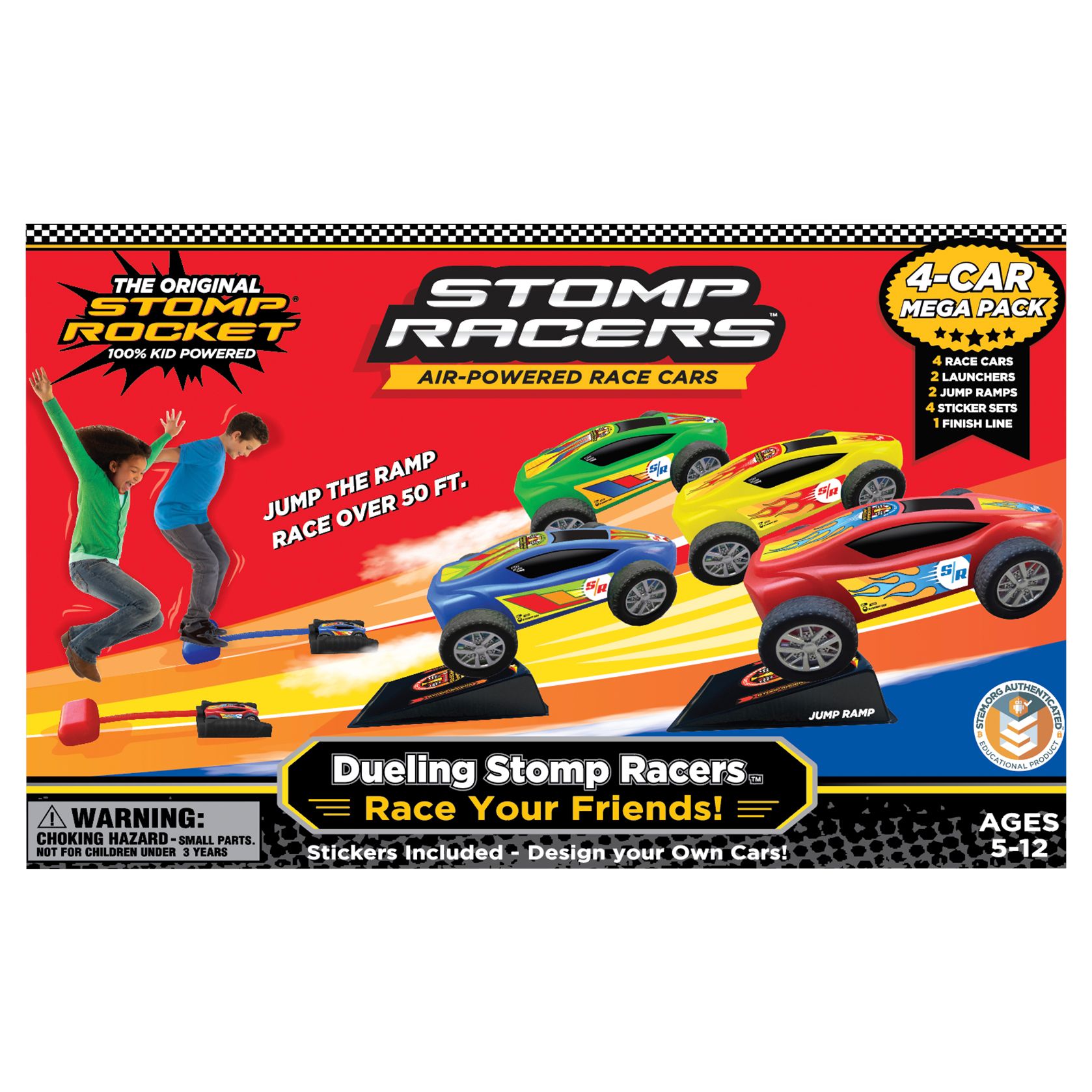 Stomp Rocket Dueling Stomp Racers, 4 pk. | BJ's Wholesale Club