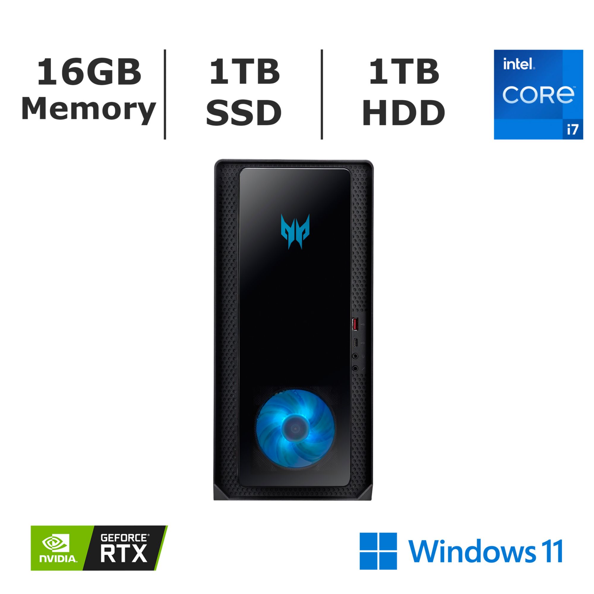 Acer Predator Orion 3000 PO3-640-UR12 Gaming Desktop | BJ's Wholesale Club