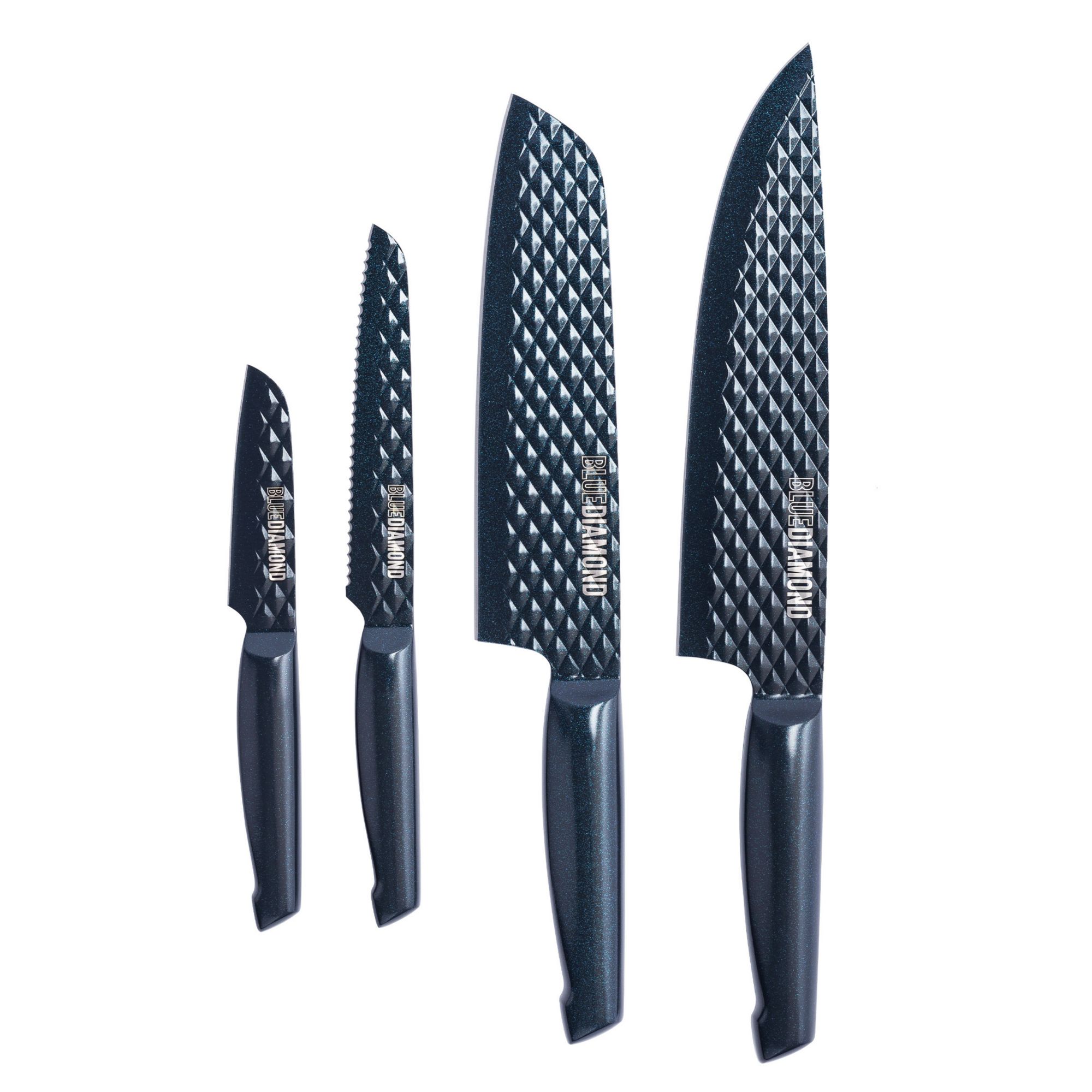 Blue Diamond Nonstick Sharp Stone 4-Pc. Knife Set | BJ's Wholesale Club