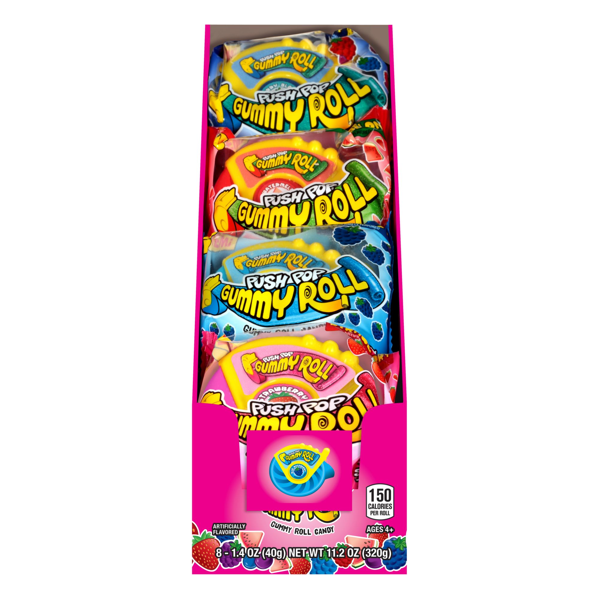 Push Pop Gummy Roll Variety Pack, 18 ct. | BJ's Wholesale Club