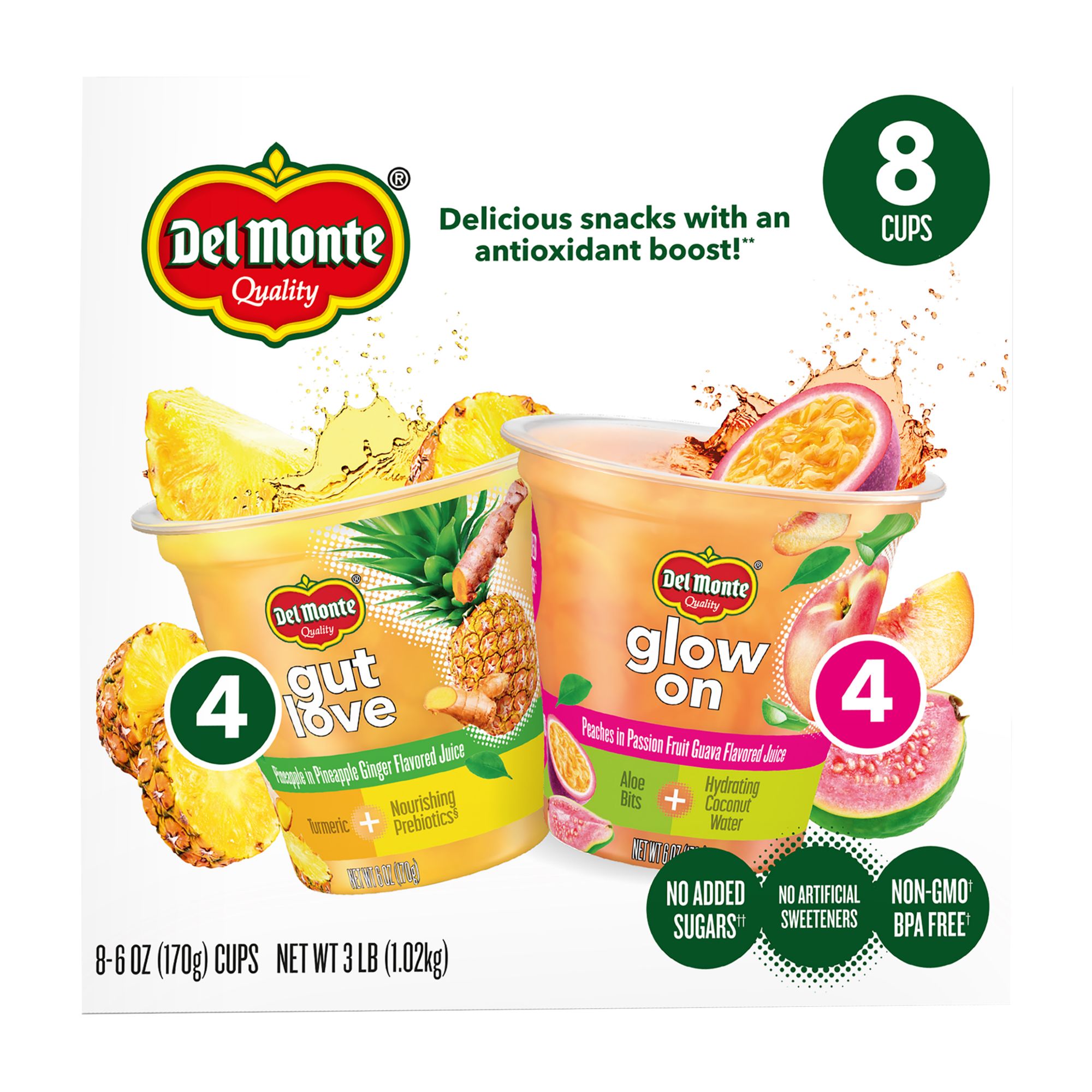 Del Monte Foods Fruit Infusions Value Pack, 8 ct./6 oz. | BJ's ...