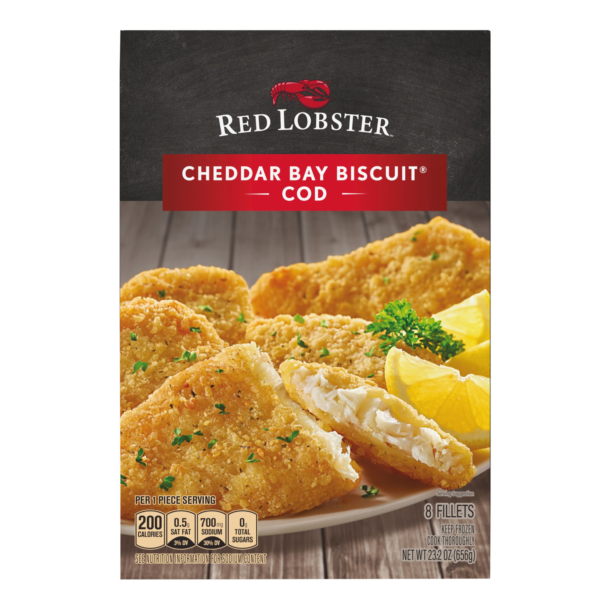Red Lobster Cheddar Bay Biscuit Coated Cod, 1.45 lbs. | BJ's Wholesale Club