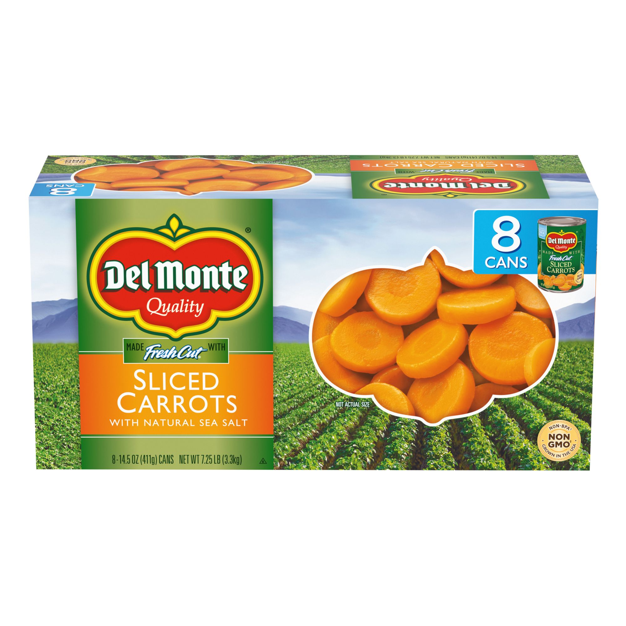 Del Monte Sliced Carrots, 8 ct./14.5 oz. | BJ's Wholesale Club