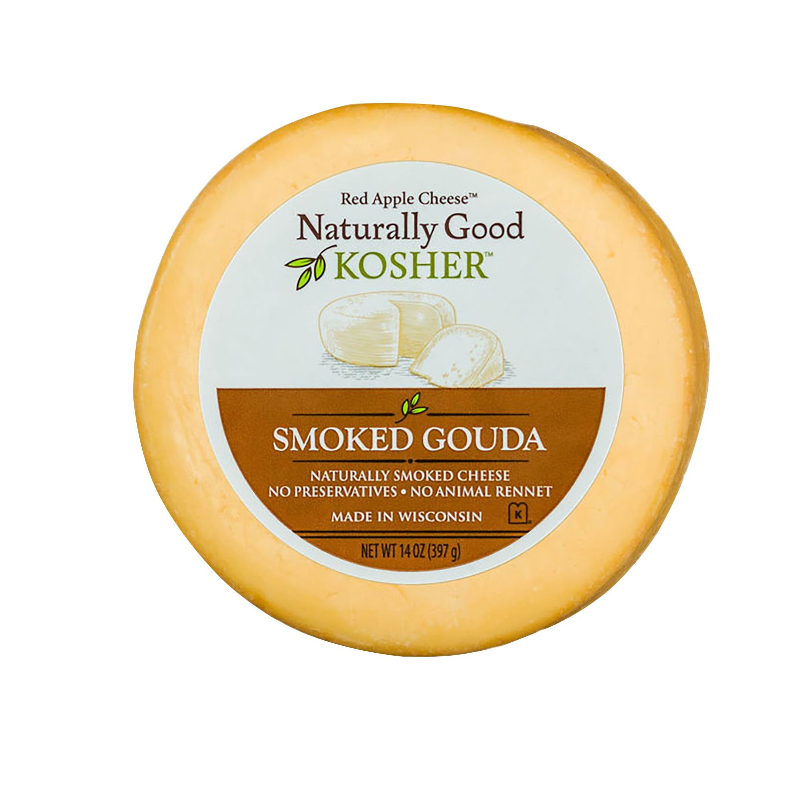 Naturally Good Kosher Smoked Gouda, 14 oz. | BJ's Wholesale Club