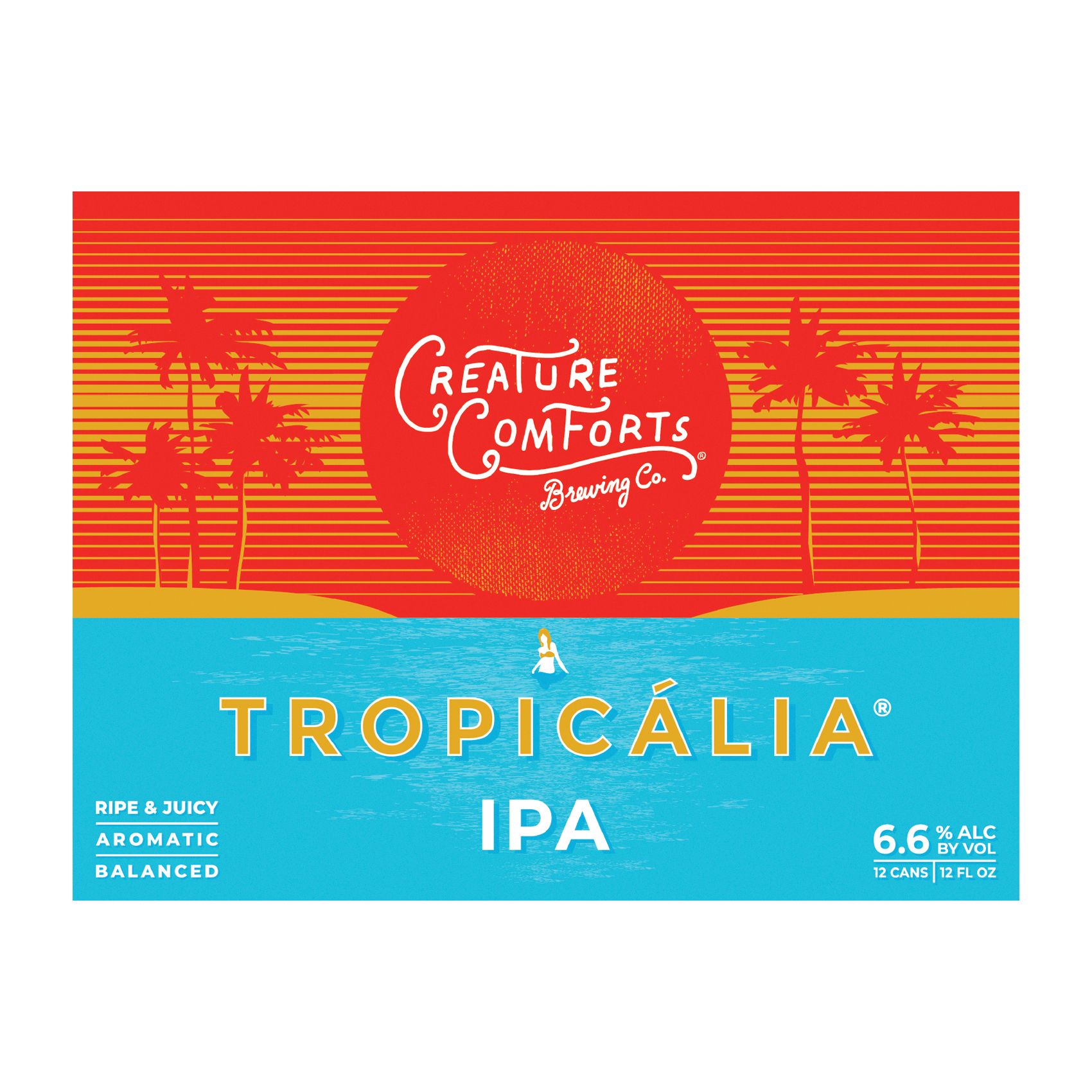 Creature Comforts Tropicalia IPA, Cans, 12 pk./12 oz. | BJ's Wholesale Club