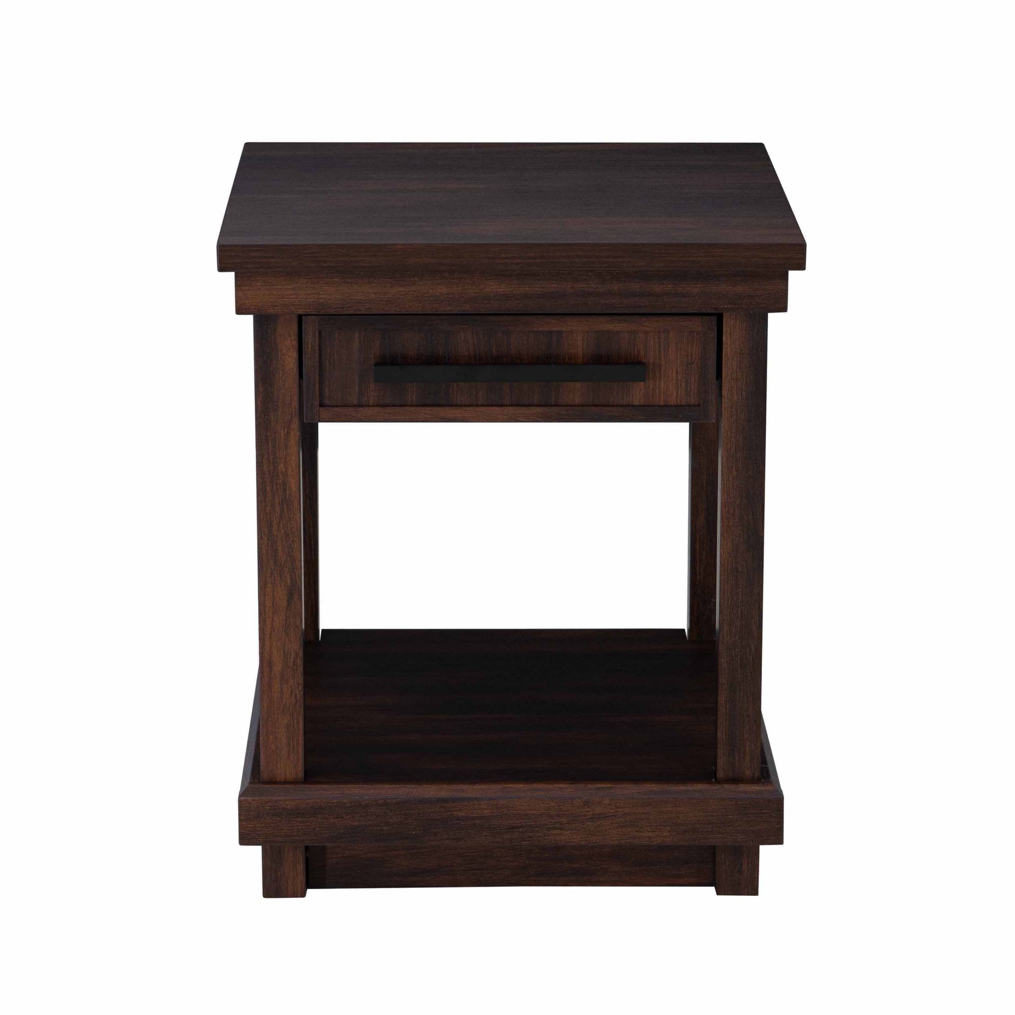 Berkley Jensen Porter Ridge End Table Brown