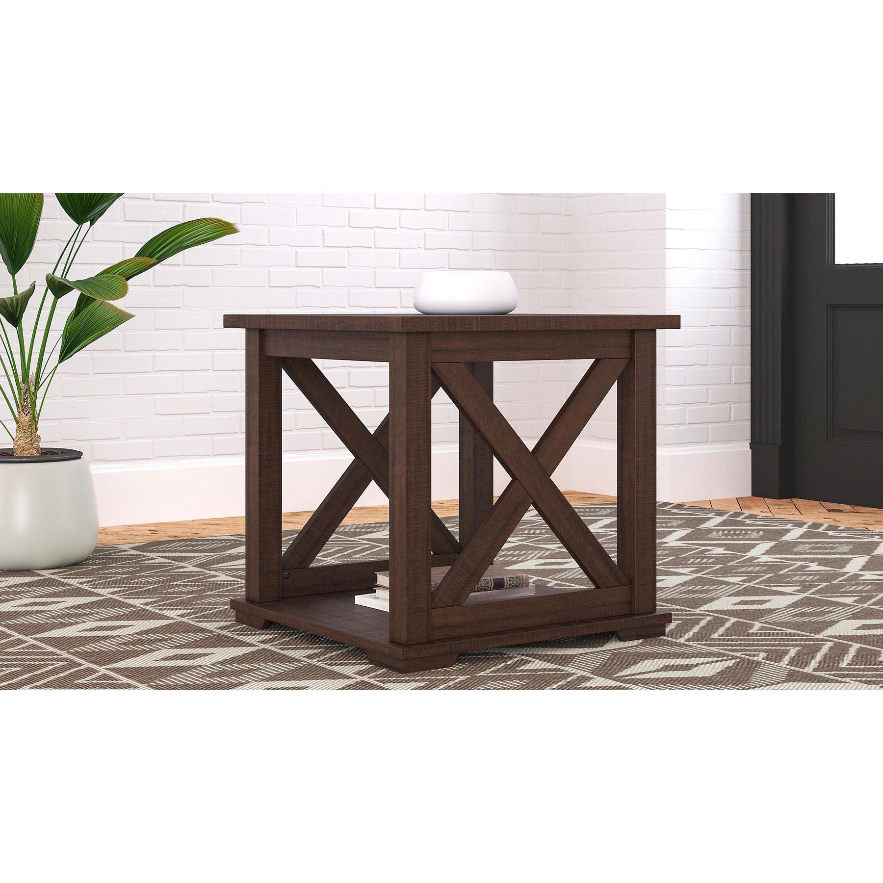 Ashley Furniture 24" Square End Table, Gray | BJ's Wholesale Club