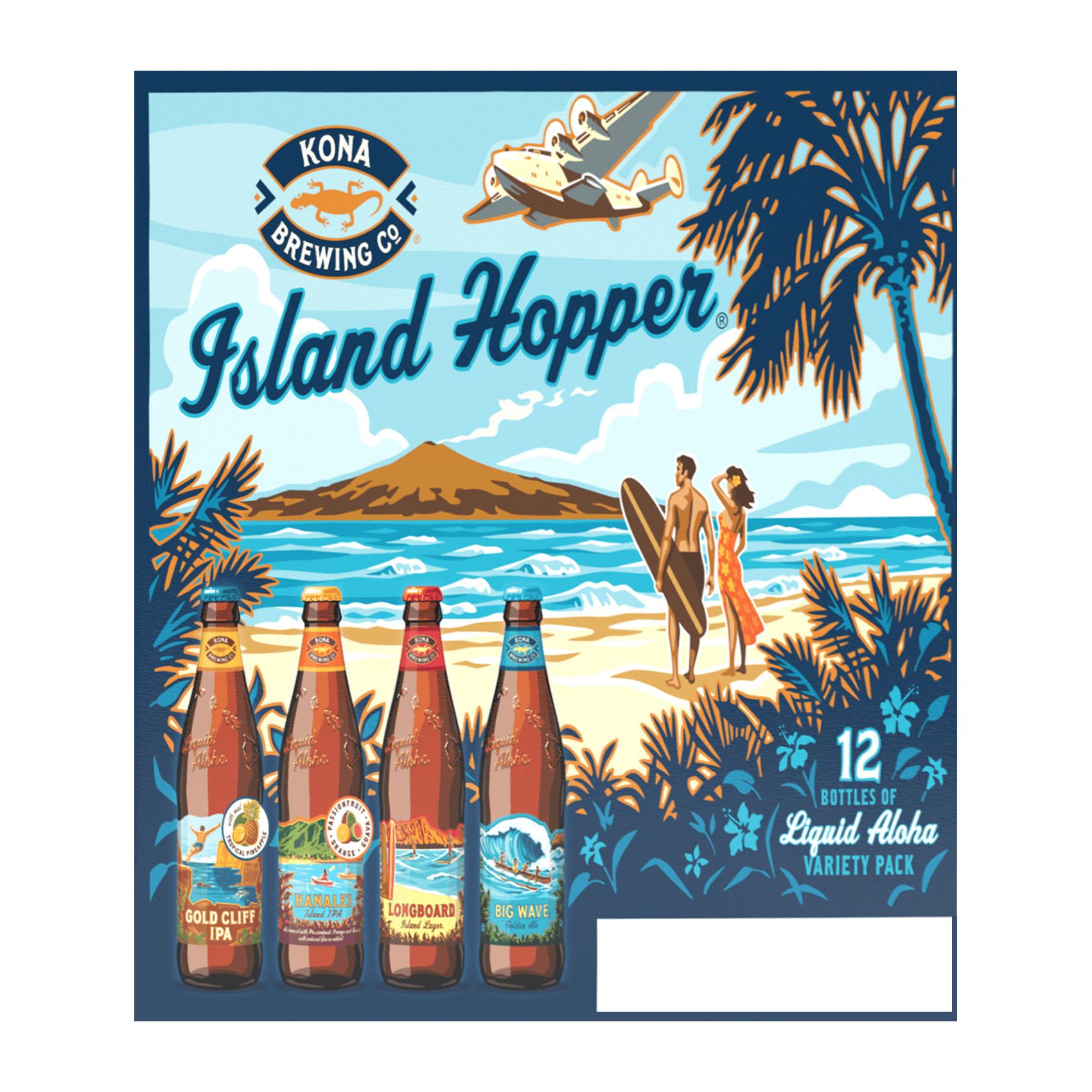 Kona Brewing Co. Island Hopper Beer Variety Pack, Bottles, 12 pk./12 fl ...