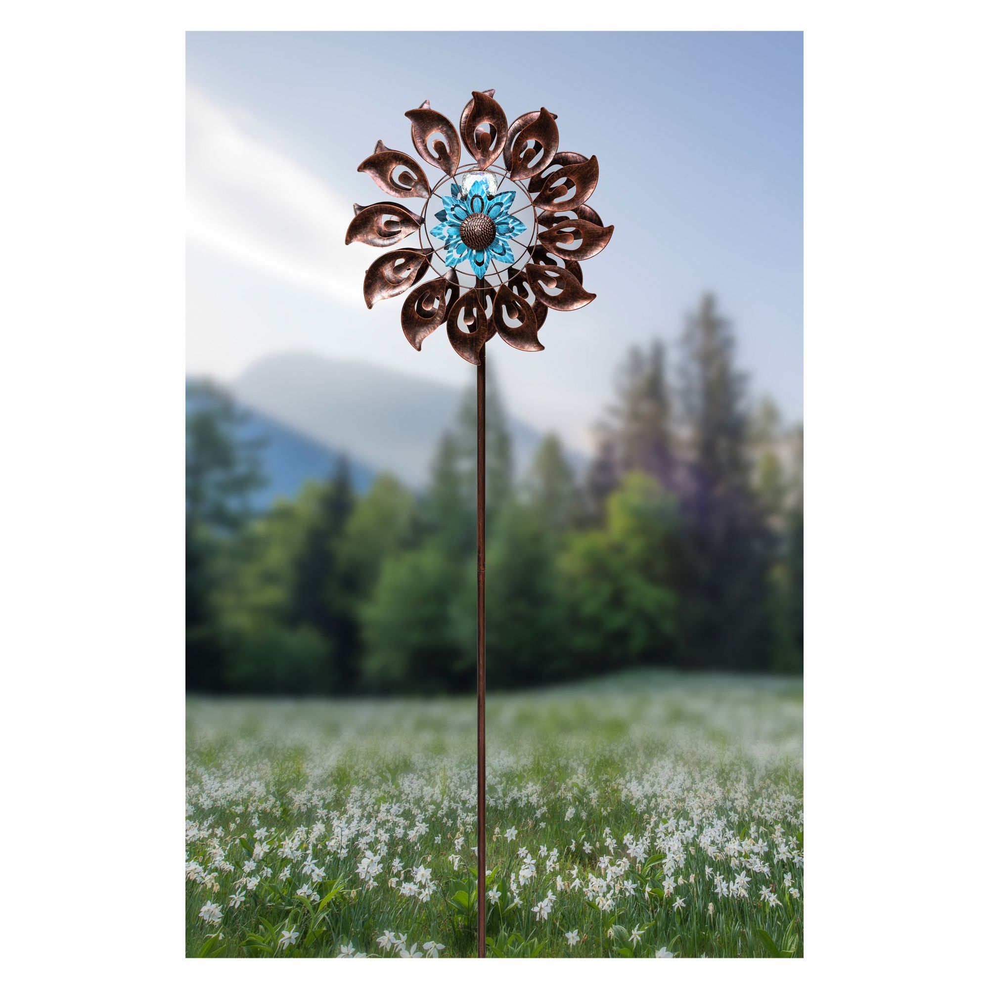 Berkley Jensen 84" Solar Wind Spinner | BJ's Wholesale Club