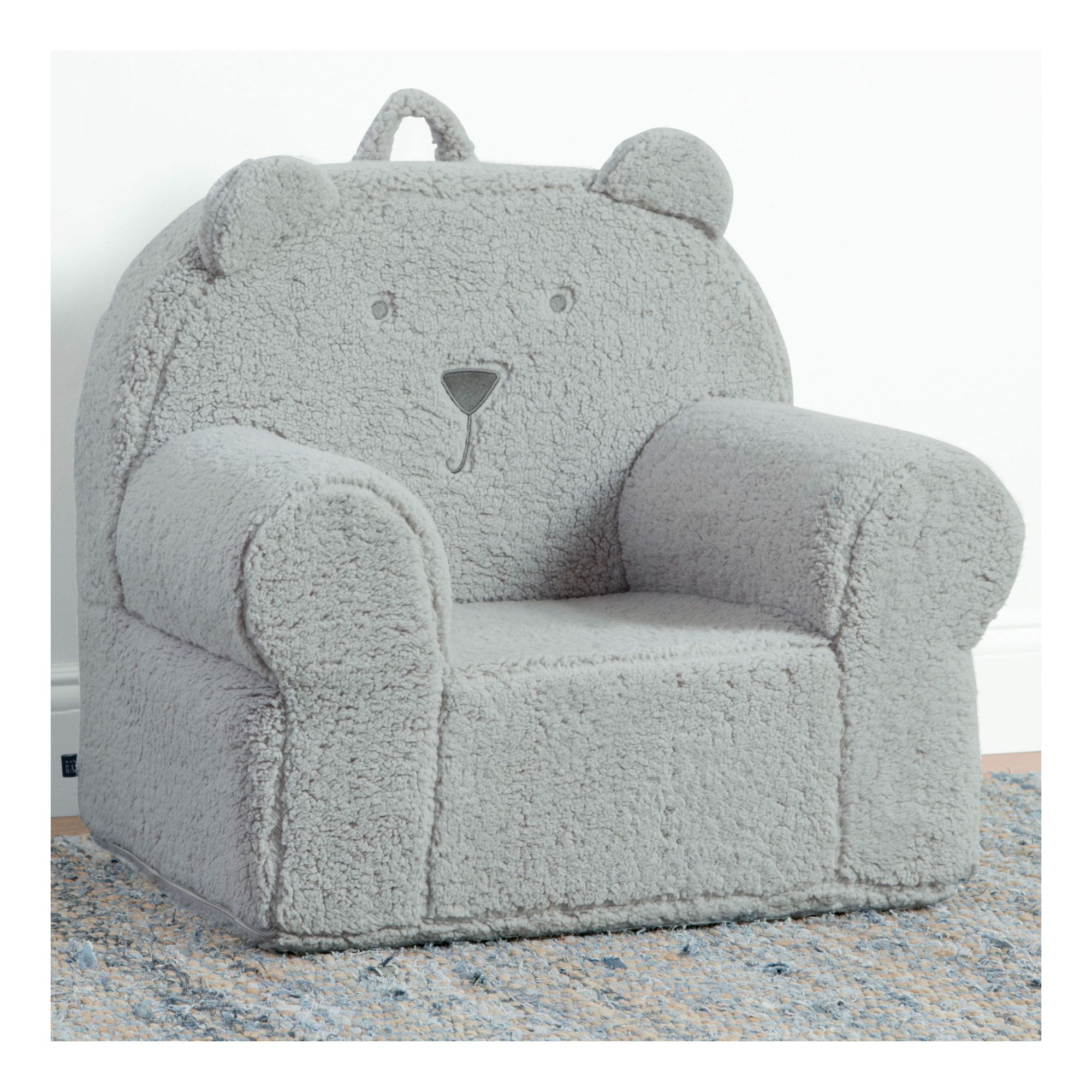 Grey sherpa chair store