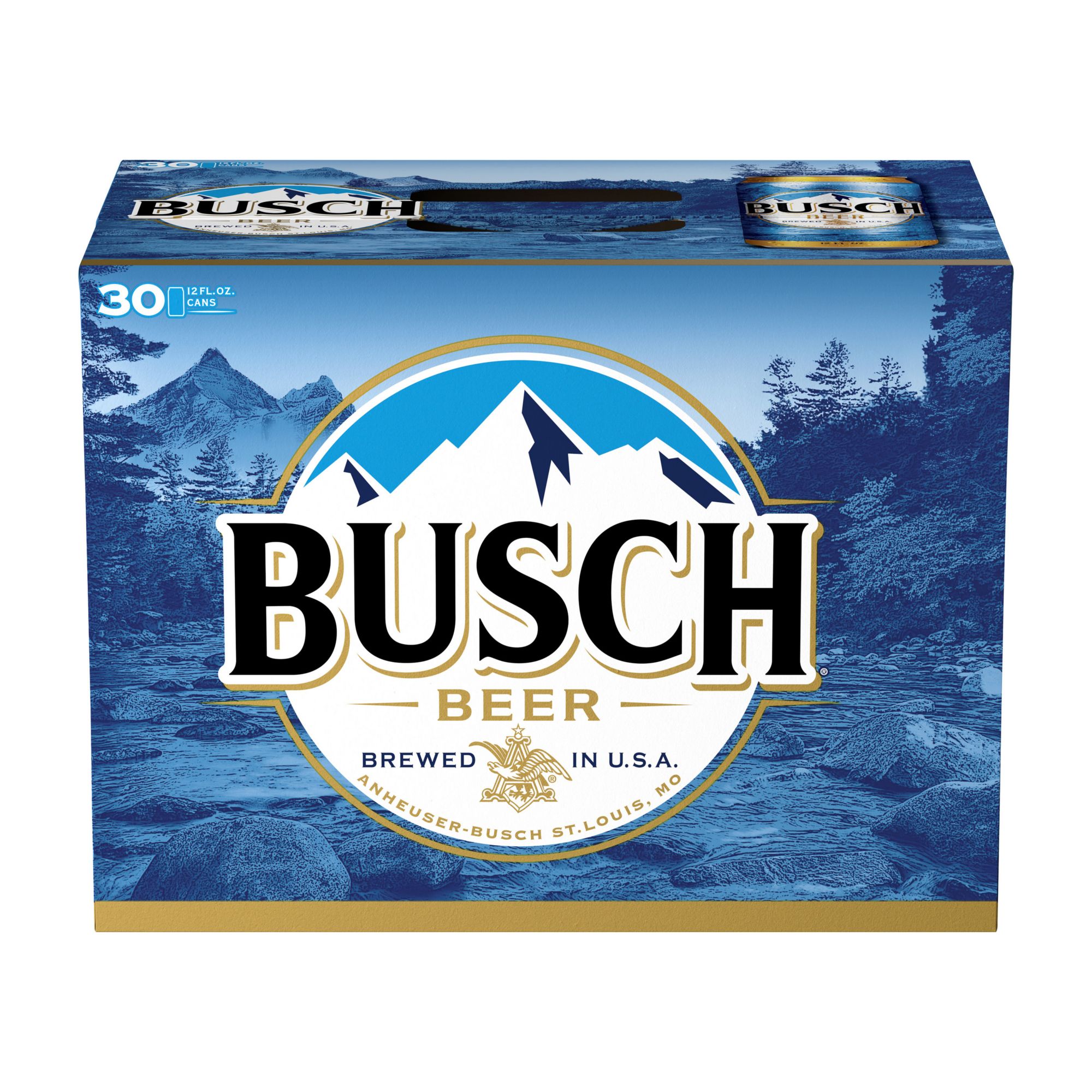 Busch Beer Cans 30 pk/12 fl. oz. Classic American Lager | BJ's ...