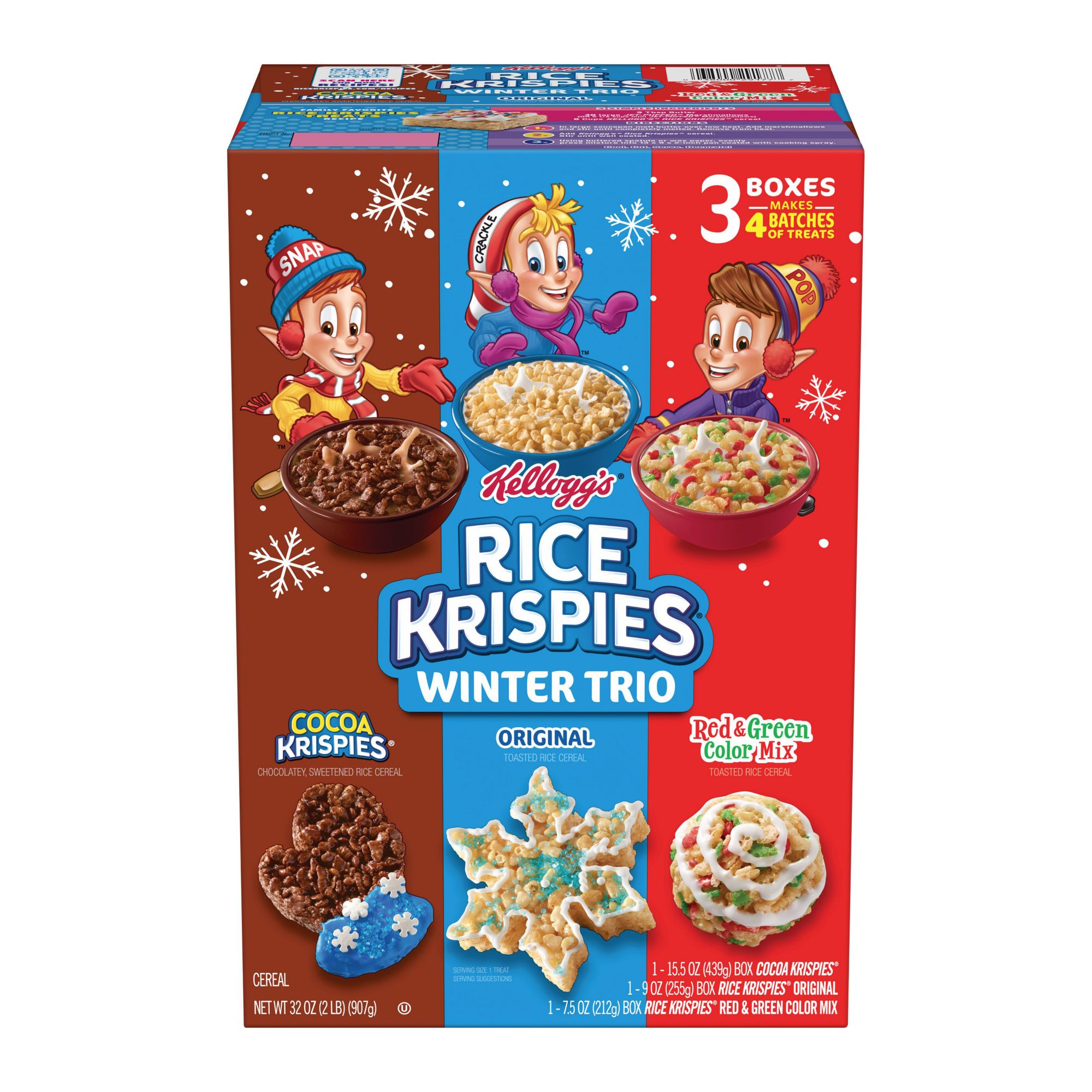 Kellogg's Breakfast Cereal Holiday Variety Pack, 3 pk. | BJ's Wholesale ...