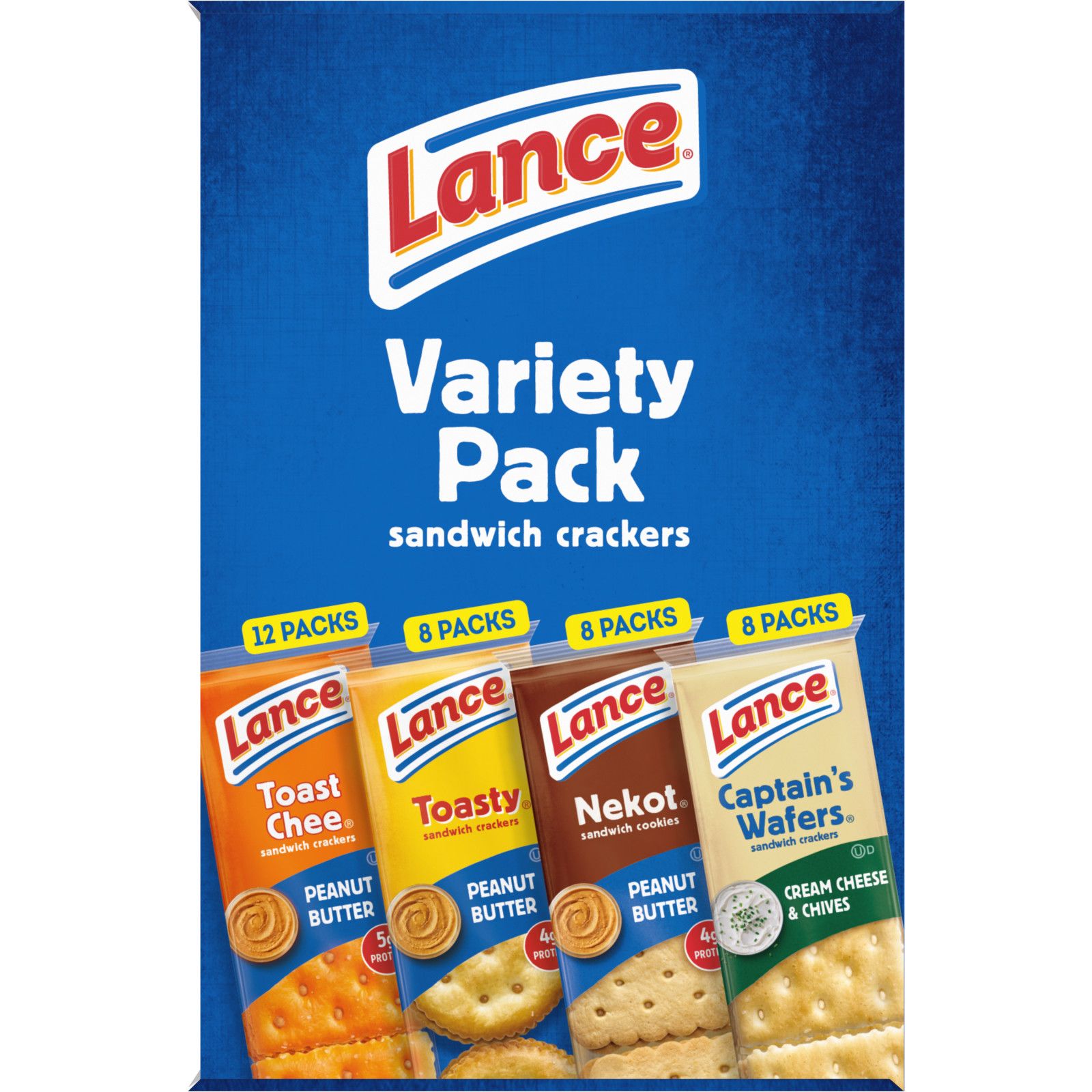 Lance Sandwich Crackers & Cookies Variety Pack, 36 pk. - BJs WholeSale Club