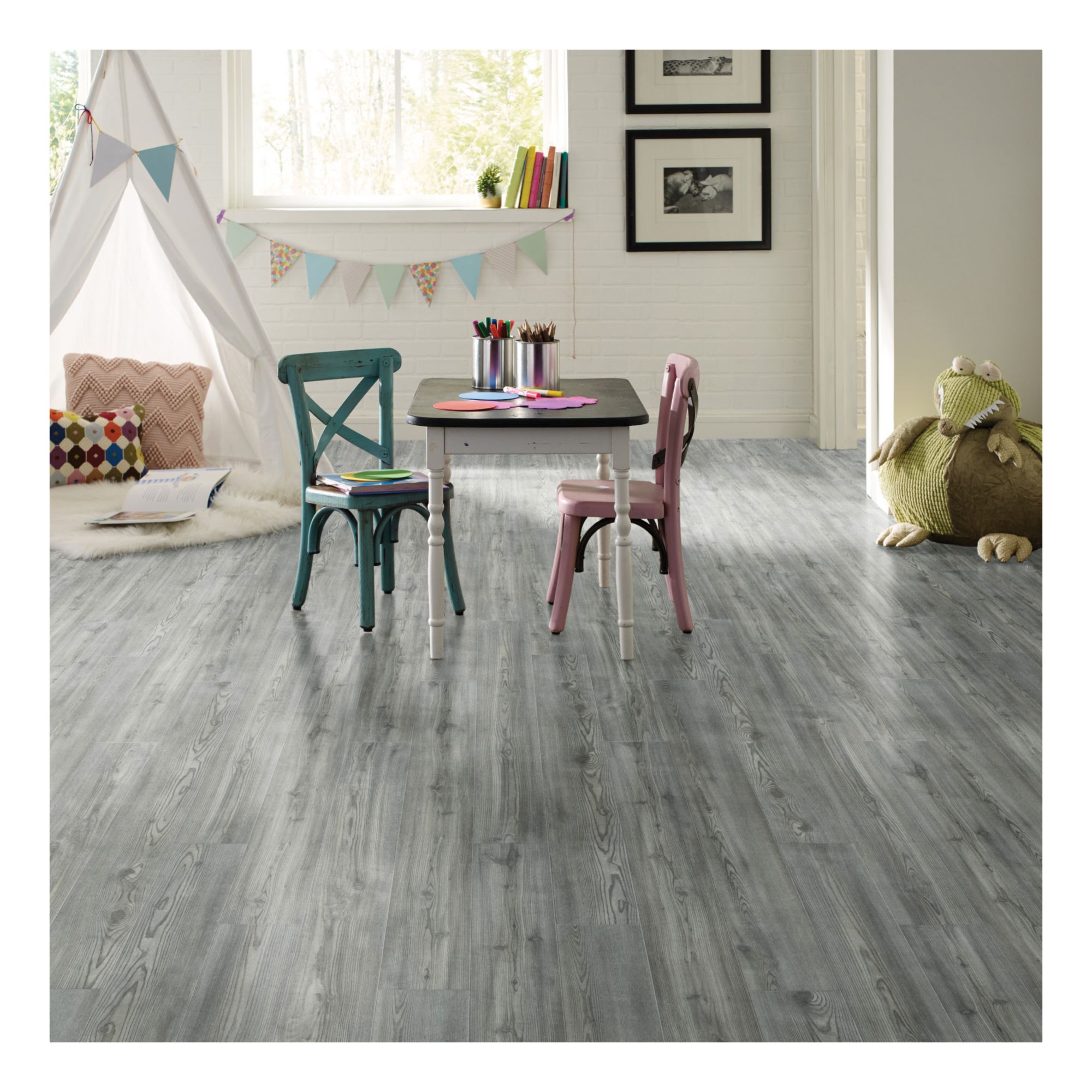 Grey wood vinyl flooring store