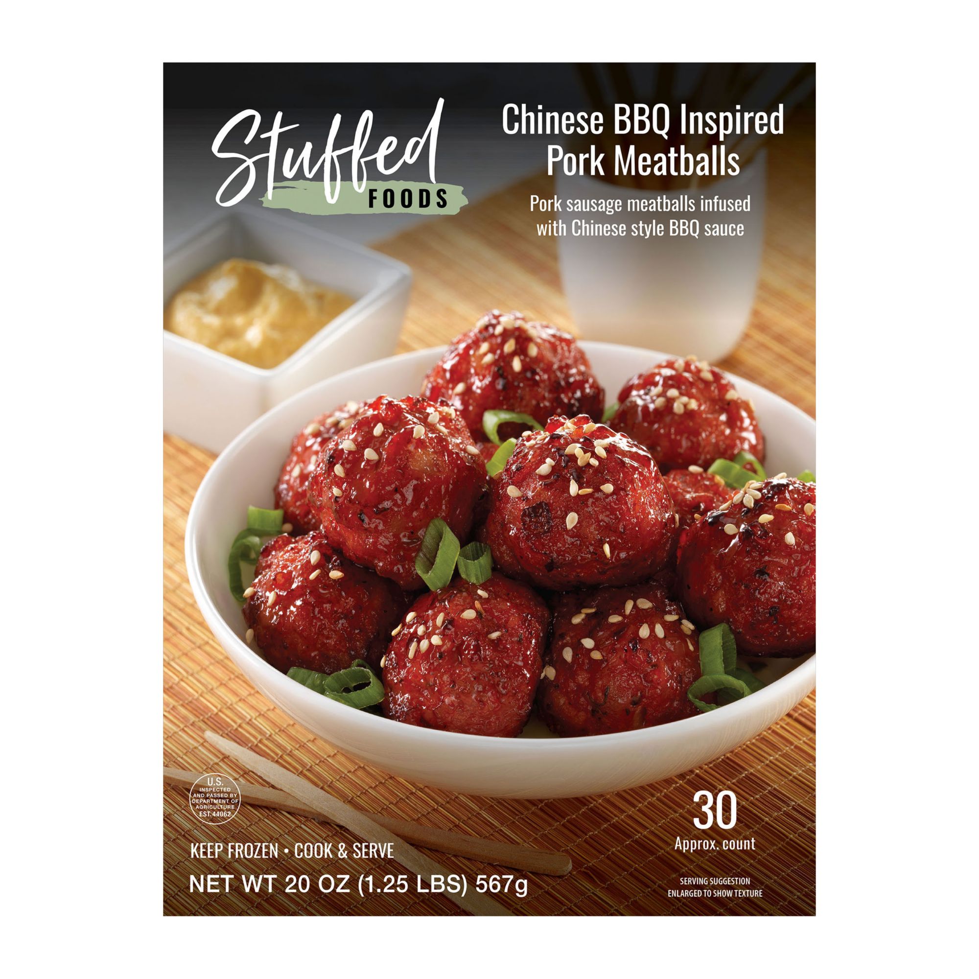 Stuffed Foods Chinese Inspired BBQ Pork Meatballs, 20 oz. | BJ's ...