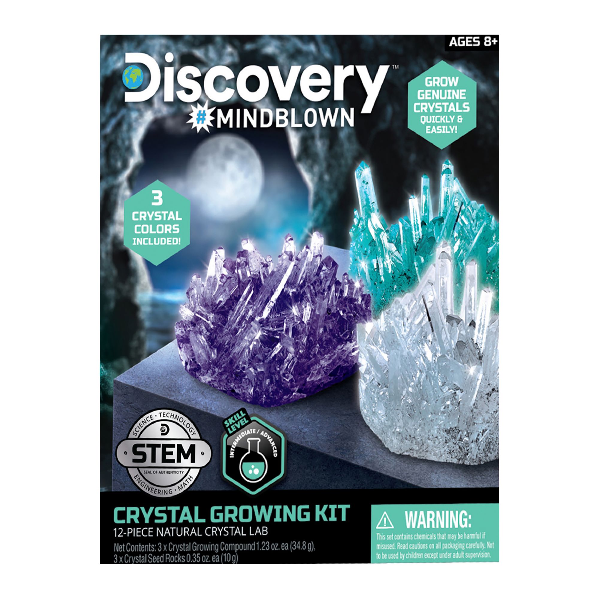 Discovery Mindblown 12-Pc. Lab Crystal Growing Kit | BJ's Wholesale Club