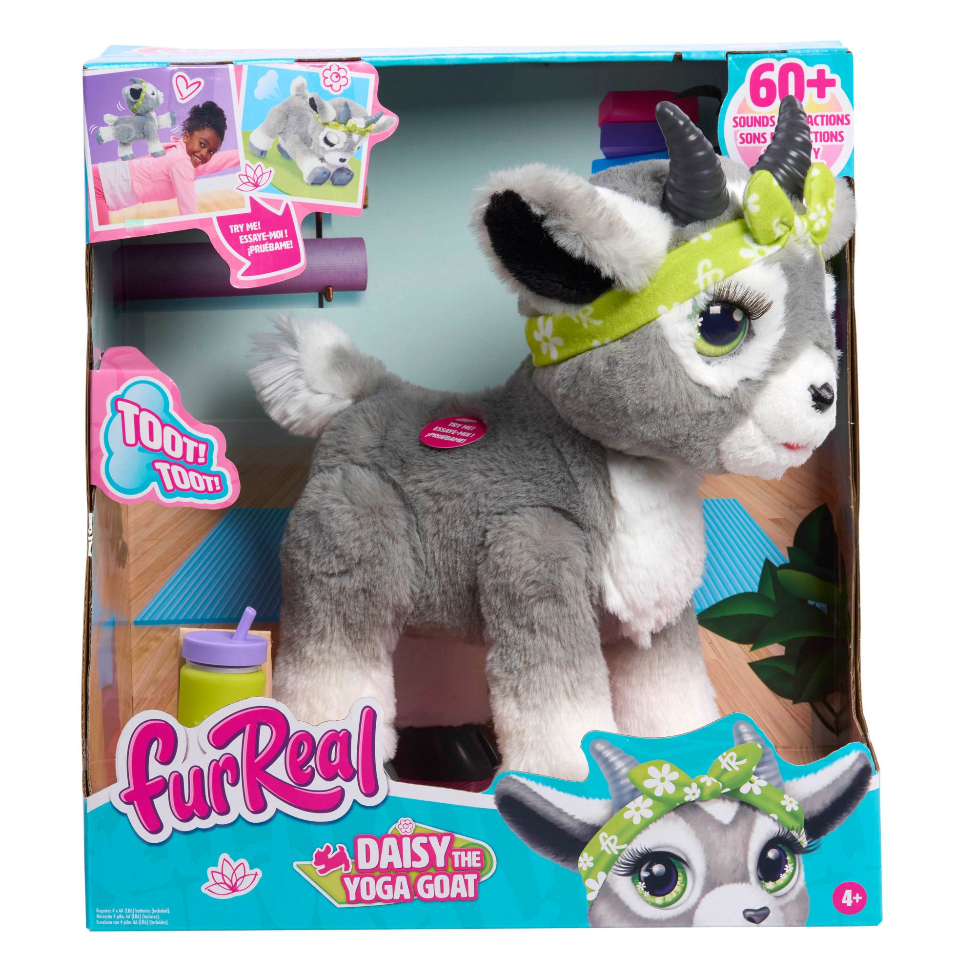 FurReal Daisy the Yoga Goat 11" Plush | BJ's Wholesale Club