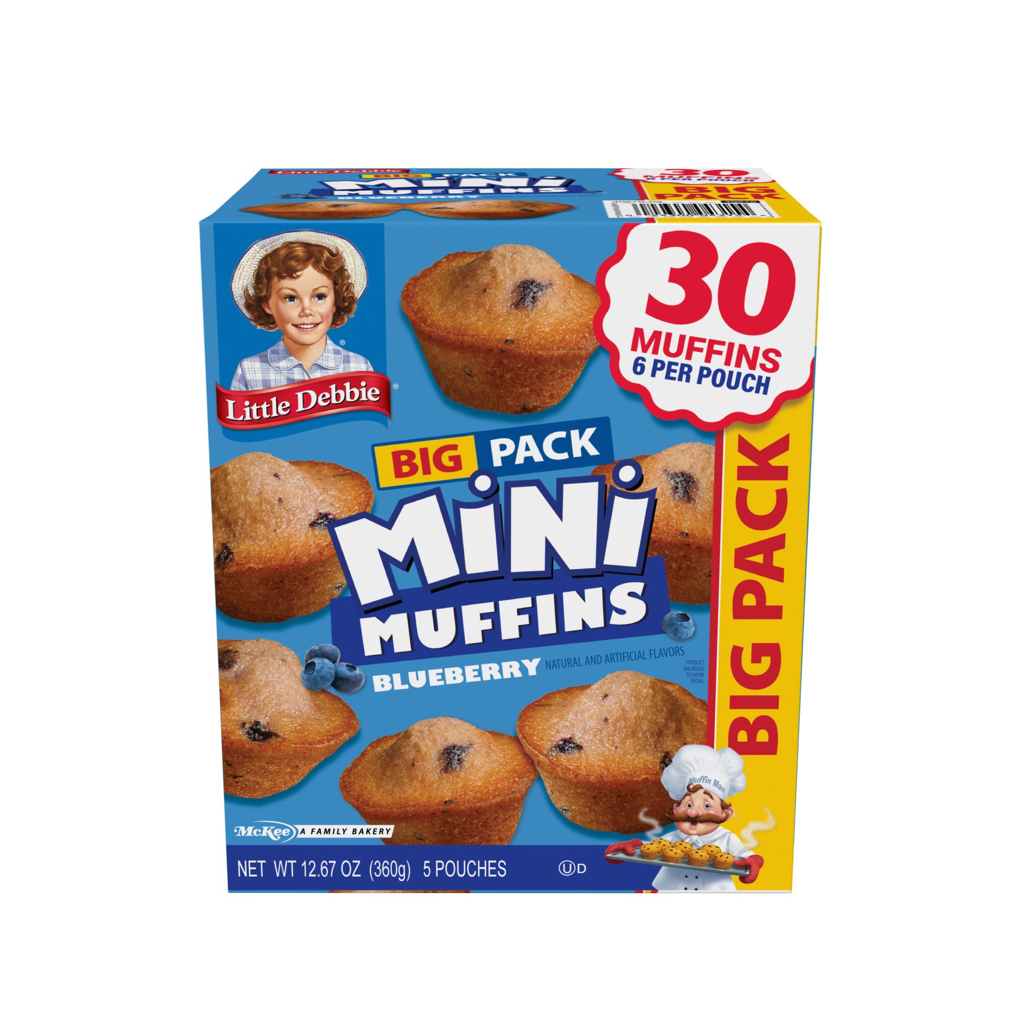 Little Debbie Big Pack Blueberry Mini Muffins, 30 ct. | BJ's Wholesale Club