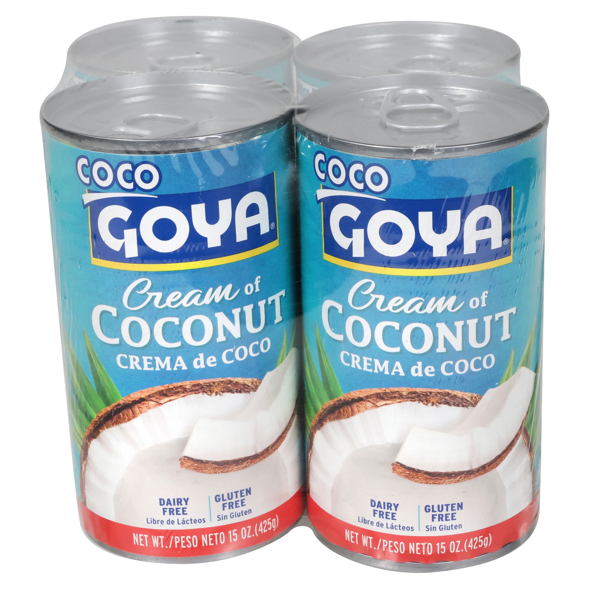 Goya Cream Of Coconut, Cans, 4 pk./15 oz. | BJ's Wholesale Club