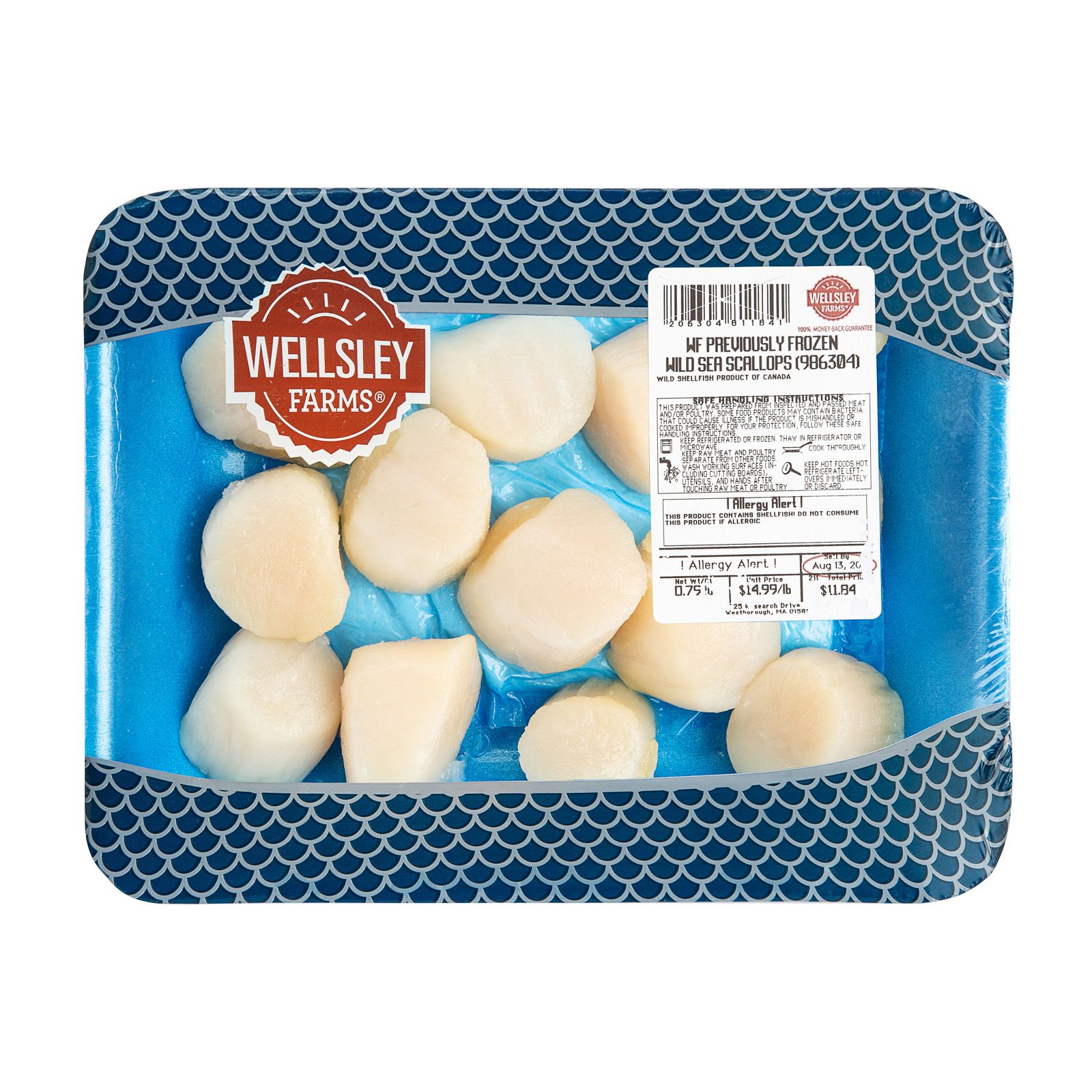 Wild Canadian Sea Scallops, .75-1.25 lbs. | BJ's Wholesale Club