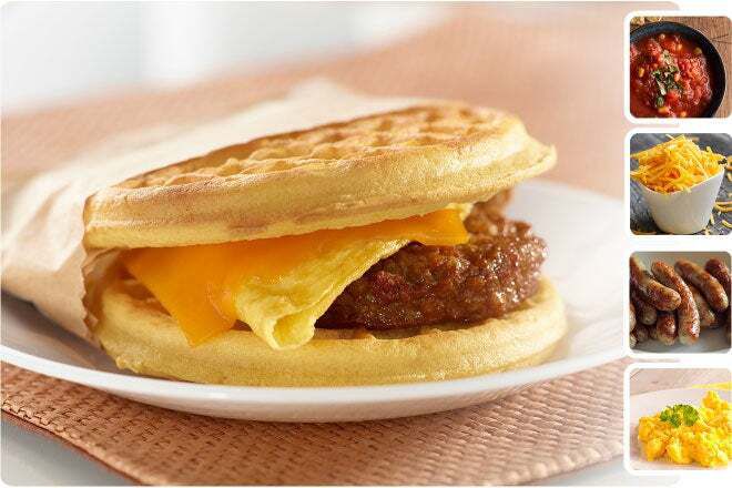 Breakfast Waffle Bar