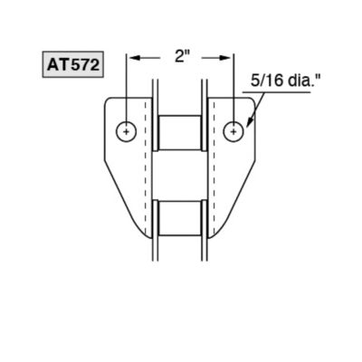 Attachment Connector Link, CA57 Chain AT572 - Shoup