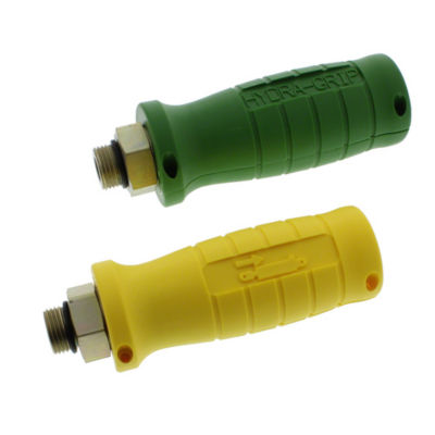 Yellow/Green 3/4"-16 O-Ring Male Thread Hydra Grip HG1004 - Shoup