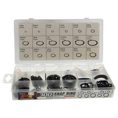 External Snap Ring Assortment, 300 Pc. Kit HK20600 - Shoup