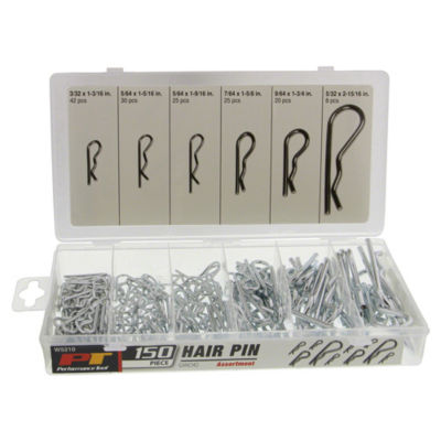 Hitch Pin Clip Assortment, 150 Pc. Kit HK21140 - Shoup