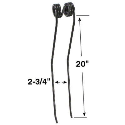 Rotary Rake Tine For Gehl, Miller Pro, Tonutti RT17763 - Shoup