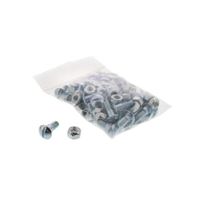 Section Bolts With Locknuts, 6mm x 18mm, Box of 50 SH286475 - Shoup