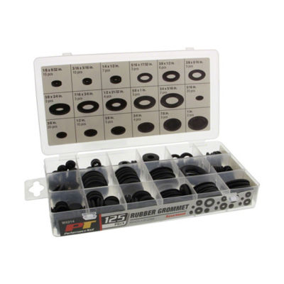Rubber Grommet Assortment, 125 Pc. Kit W5214 - Shoup